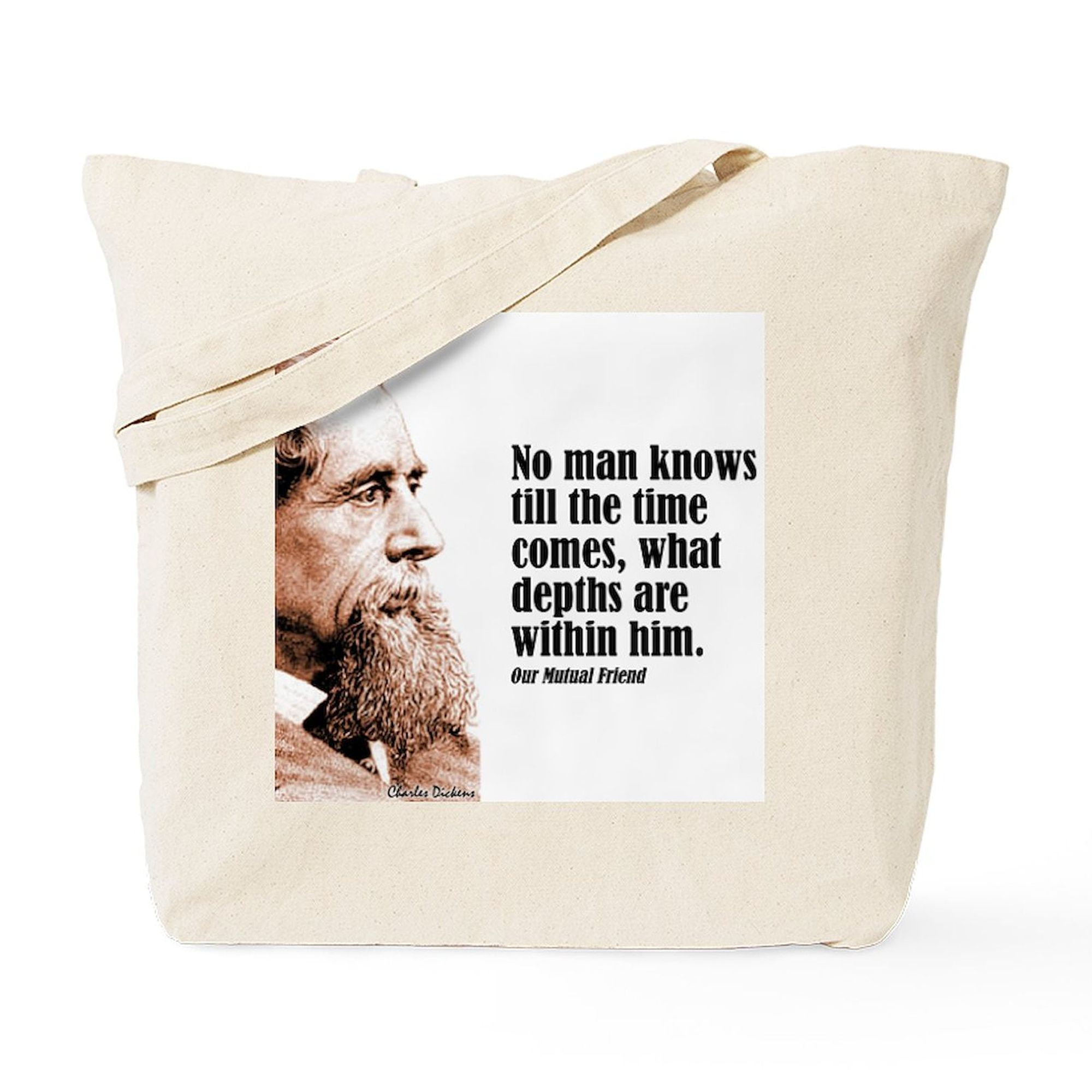 CafePress - Dickens No Man Knows Tote Bag - Unisex Canvas Tote Bag ...