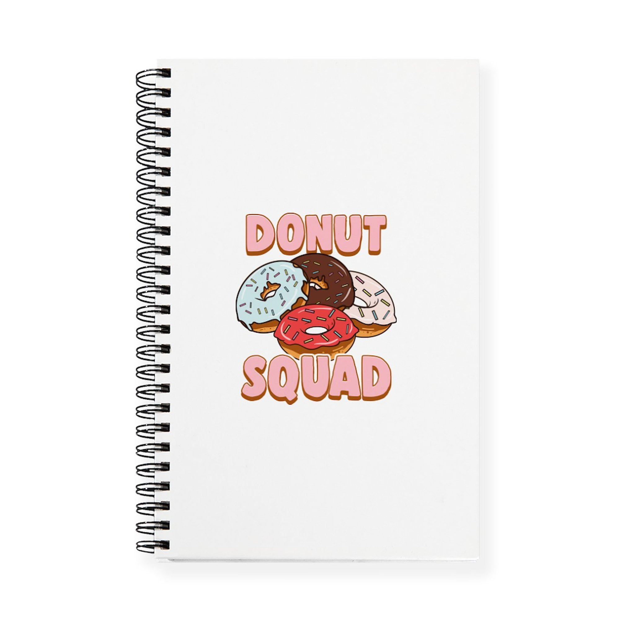 CafePress - Donut Squad Donut Lover Breakfast Food Pun - Spiral Bound ...