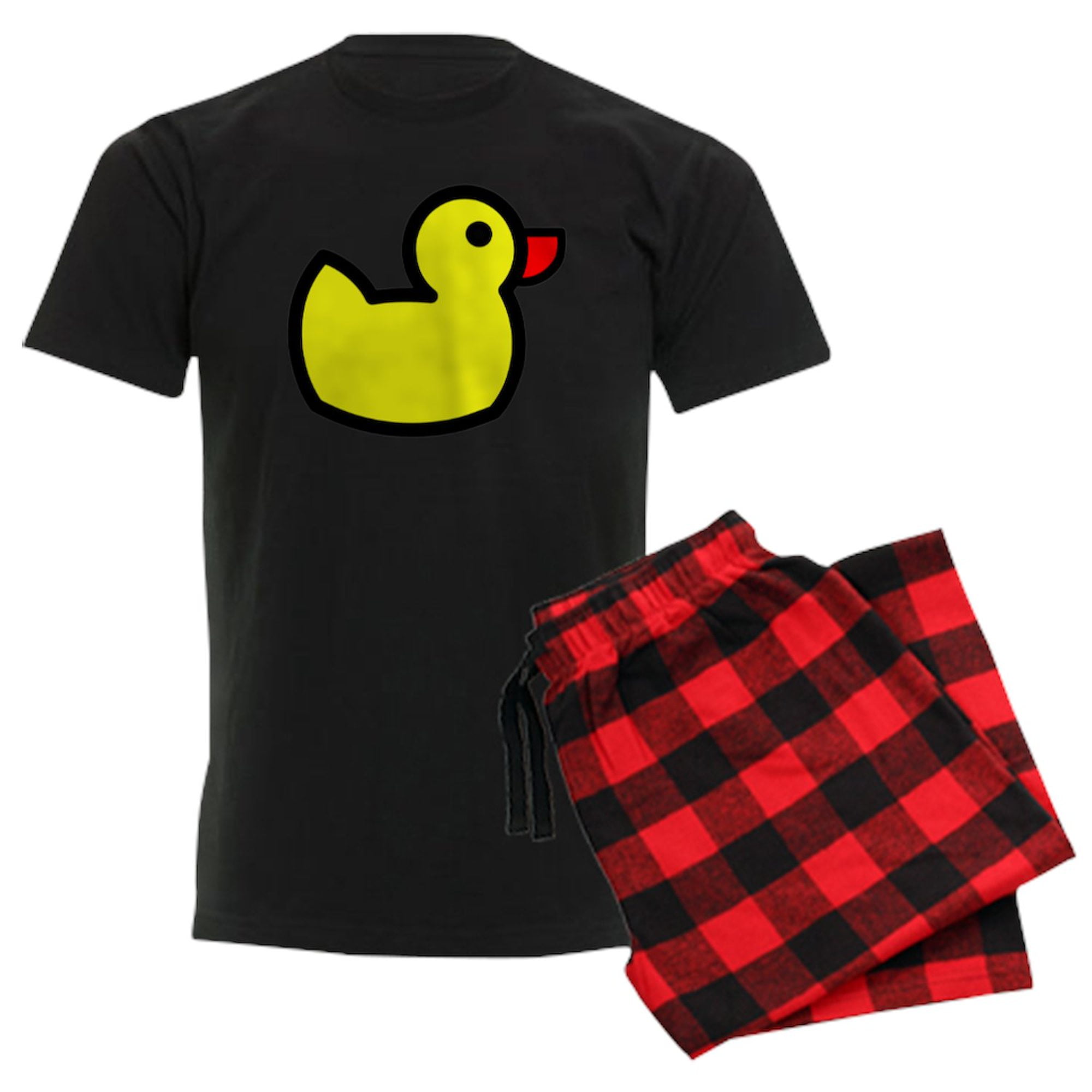 CafePress - Duck Icon Rubber Ducky Men's Dark Pajamas - Men's Dark ...
