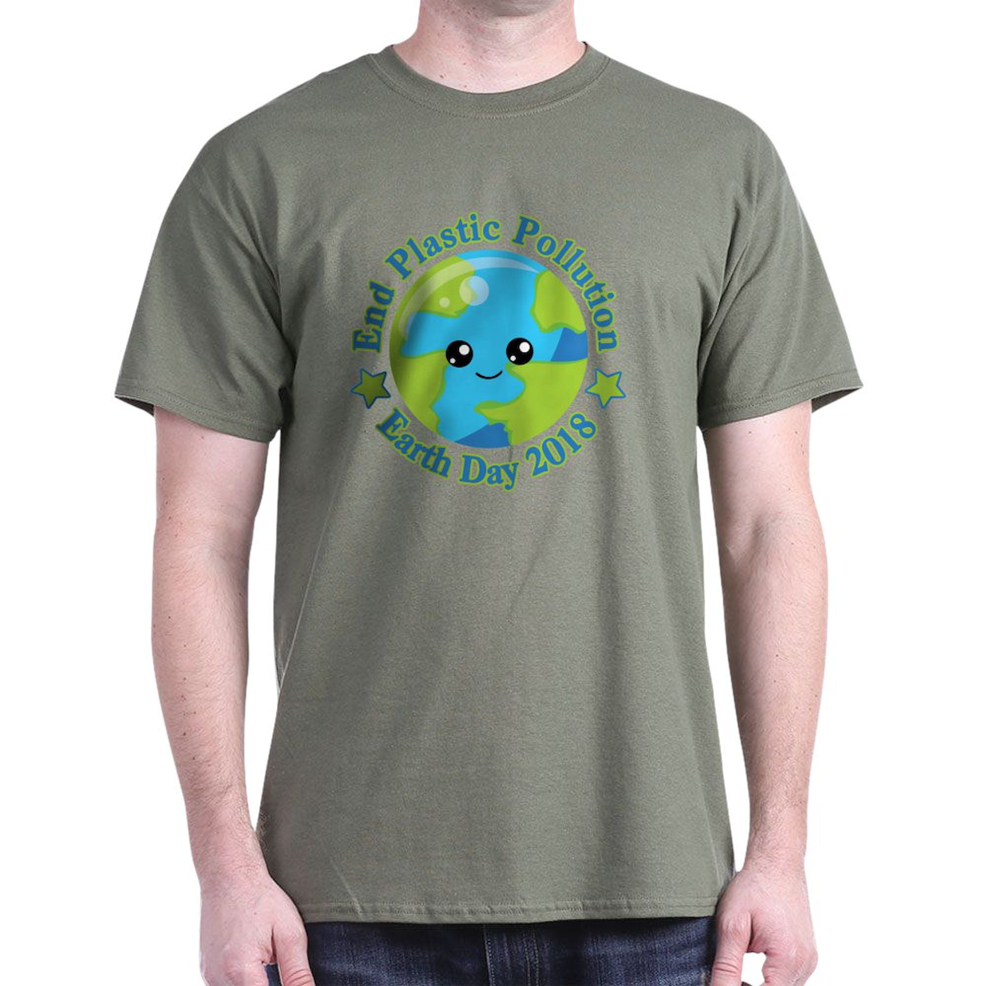 CafePress - Earth Day 2018 | End Plastic Pollution T Shirt - Men's ...