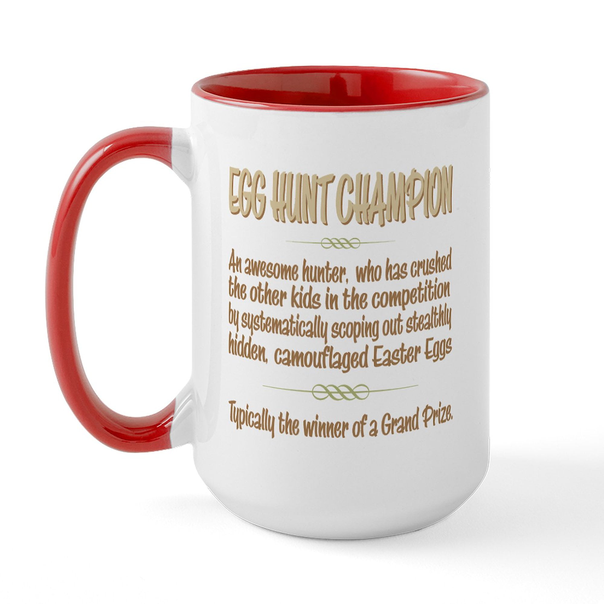 CafePress - Easter Egg Hunt Champion Definition Large Mug - 15 oz ...