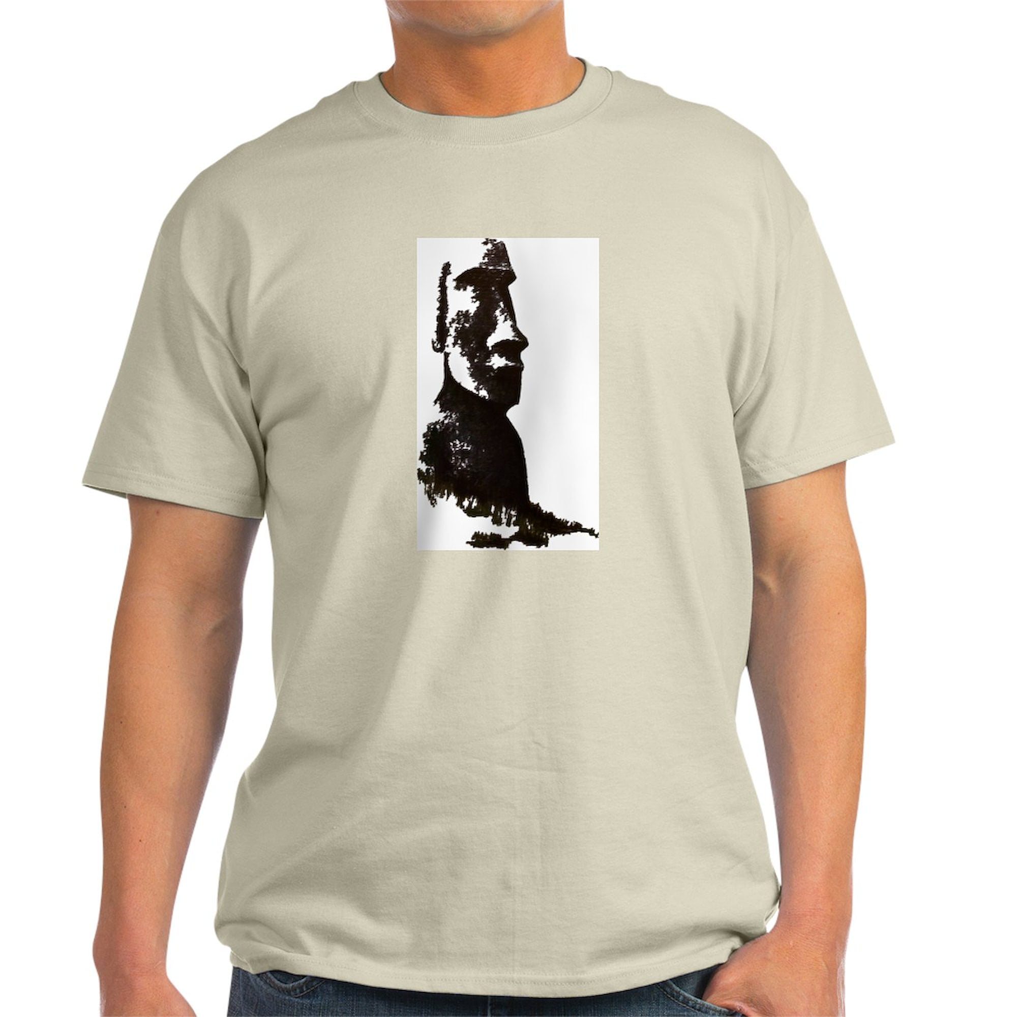 CafePress - Easter Island Head Ash Grey T Shirt - Men's Classic Graphic ...