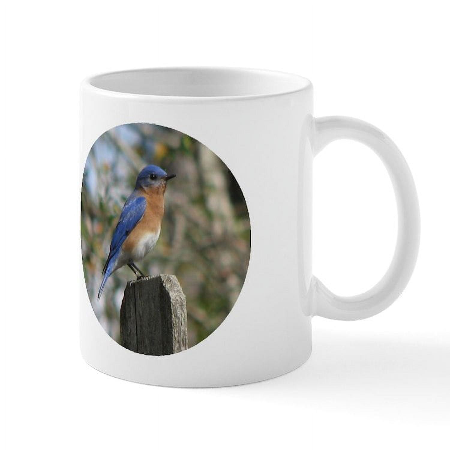 CafePress - Eastern Bluebird Mug - 11 oz Ceramic Mug - Novelty Coffee ...