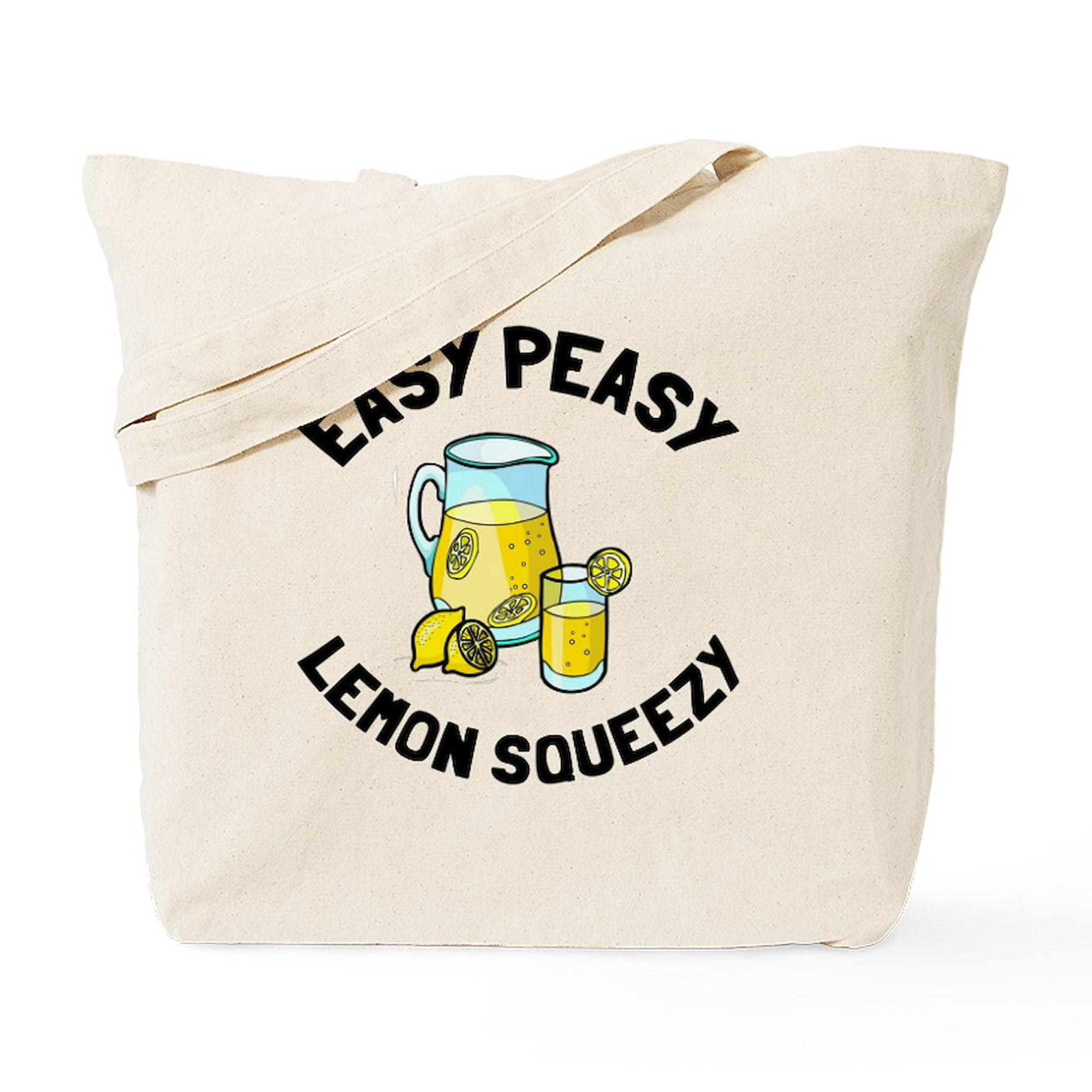 CafePress - Easy Peesy Lemon Squeezy Tote Bag - Unisex Canvas Tote Bag ...