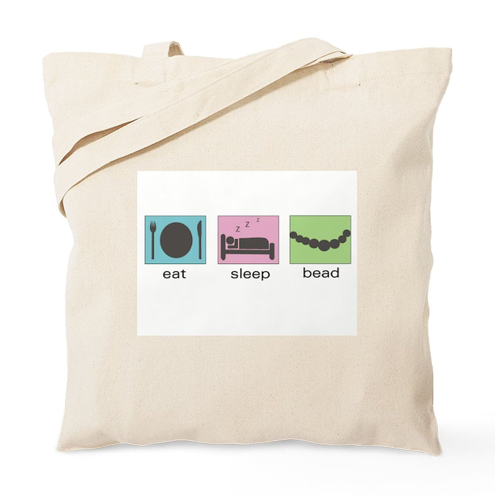 CafePress - Eat. Sleep. Bead. Tote Bag - Unisex Canvas Tote Bag, Beige ...