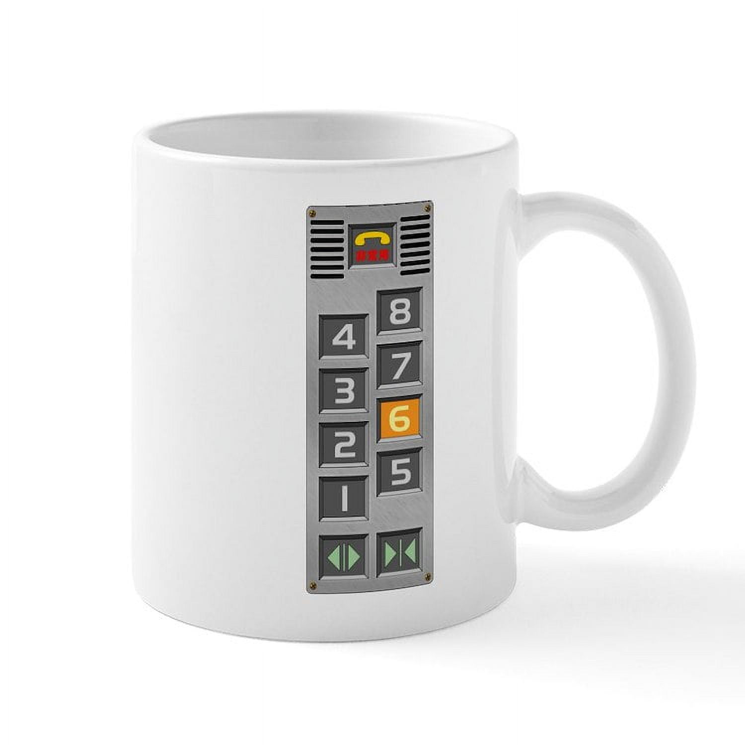 CafePress - Elevator Mug - 11 oz Ceramic Mug - Novelty Coffee Tea Cup ...