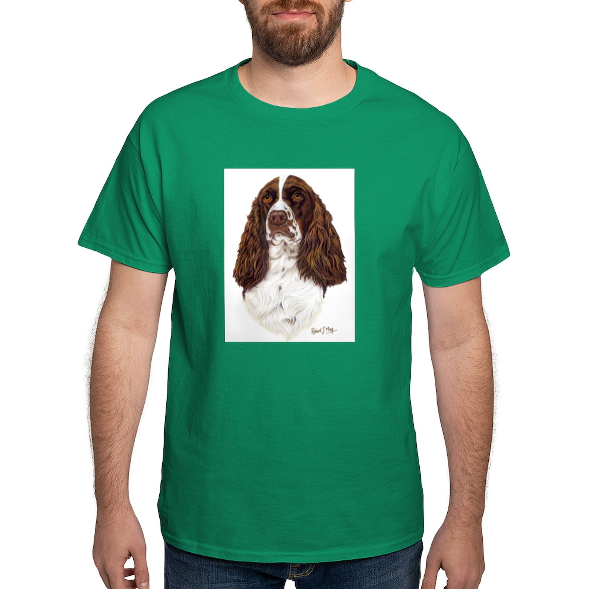 CafePress - English Springer Spaniel T Shirt - 100% Cotton T-Shirt ...