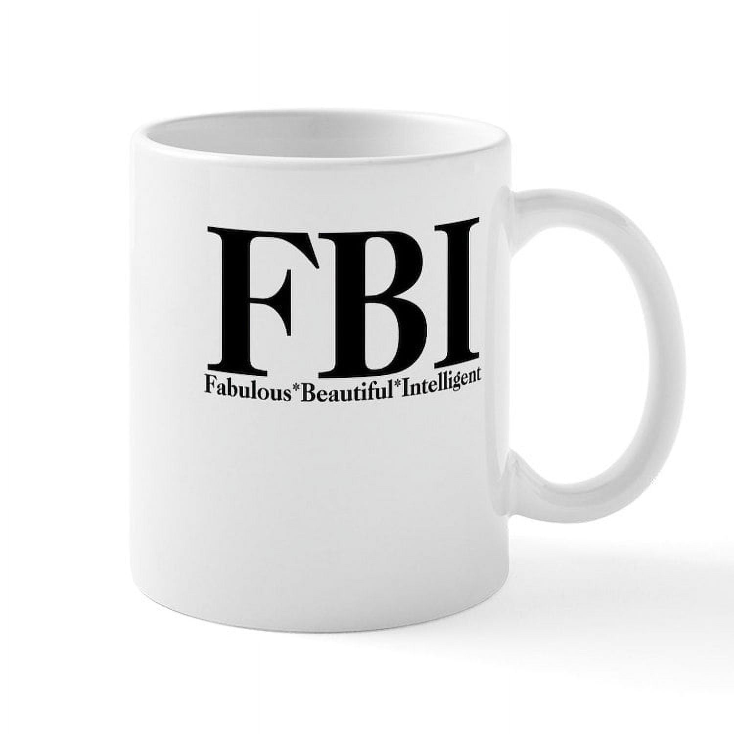 CafePress - FBI Mug - 11 oz Ceramic Mug - Novelty Coffee Tea Cup ...