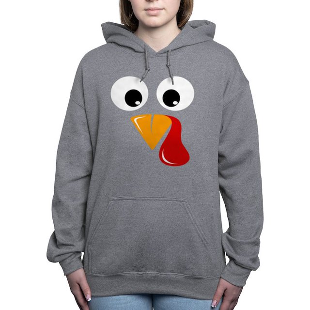 CafePress - Family Thanksgiving Day Turkey Face - Pullover Hoodie ...