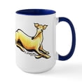 CafePress - Fawn Greyhound Drawing Large Mug - 15 oz Ceramic Large ...