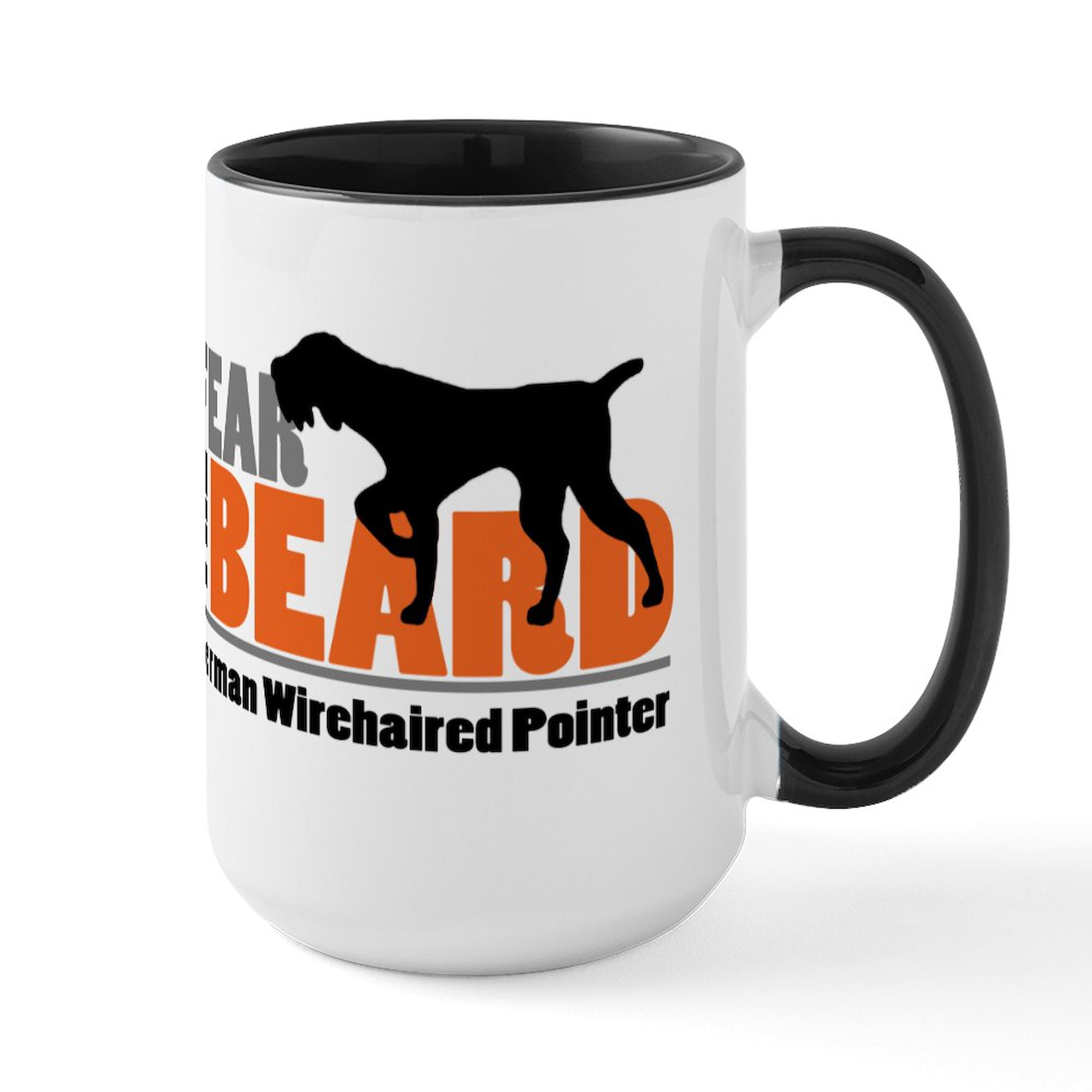 CafePress - Fear The Beard GWP Mugs - 15 oz Ceramic Large White Novelty ...