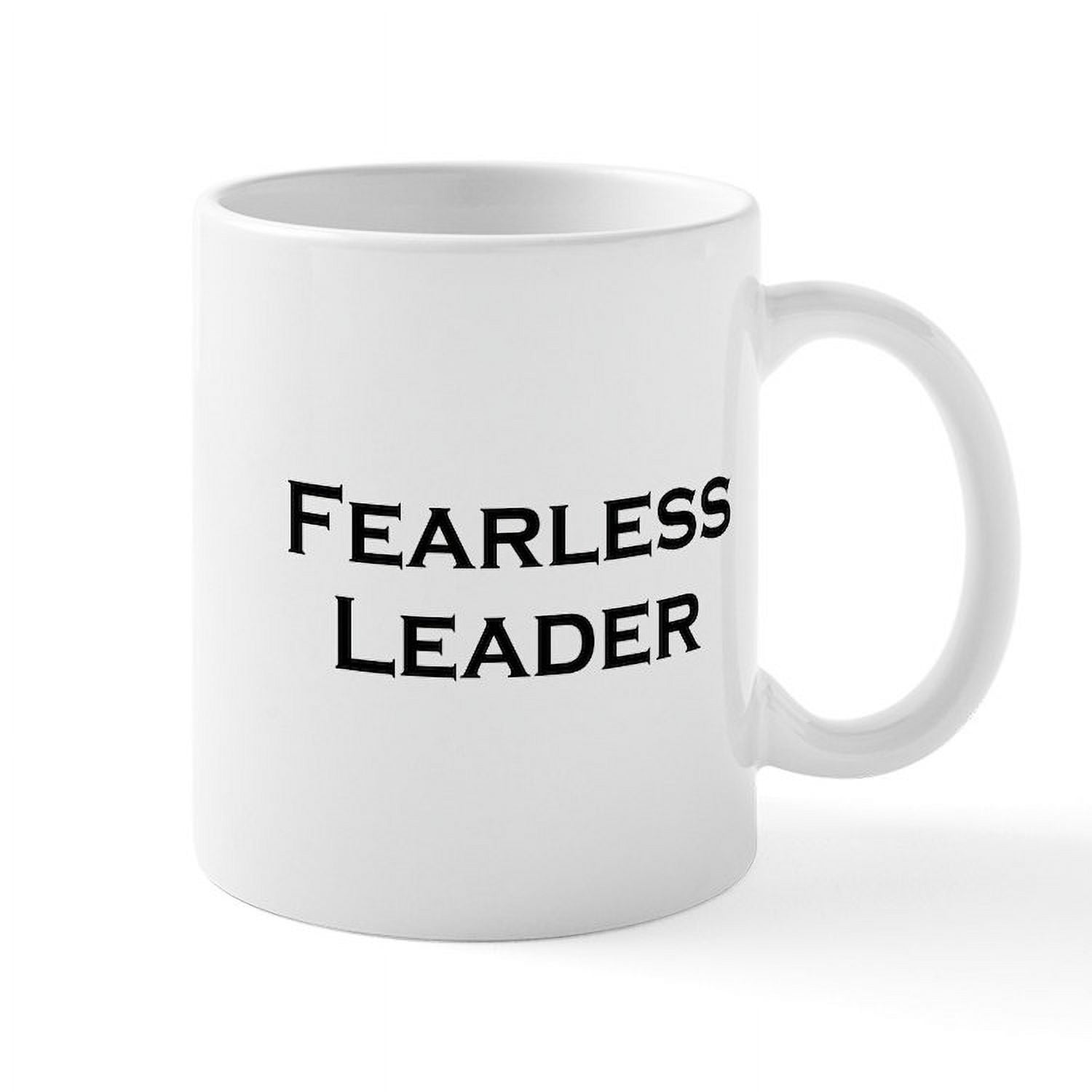 CafePress - Fearless Leader Mug - 11 oz Ceramic Mug - Novelty Coffee Tea Cup - Walmart.com