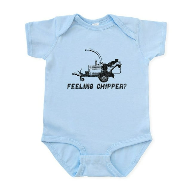 CafePress - Feeling Chipper? Body Suit - Baby Light Bodysuit, Size ...