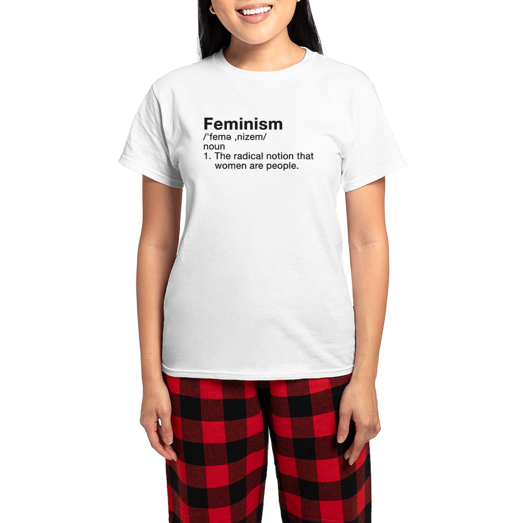 CafePress - Feminism Definition Women's Light Pajamas - Women's Short ...