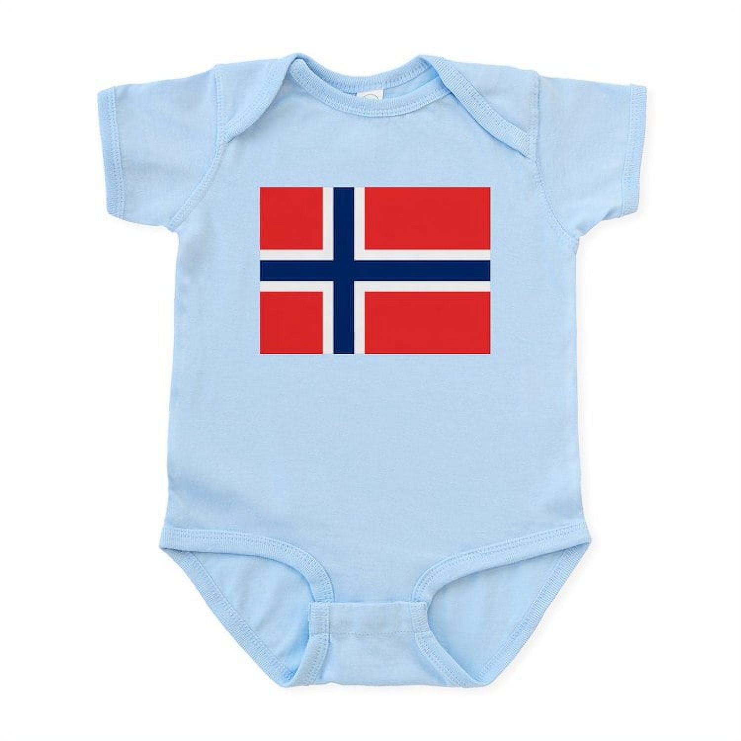 CafePress - Flag Of Norway Infant Bodysuit - Baby Light Bodysuit, Size ...