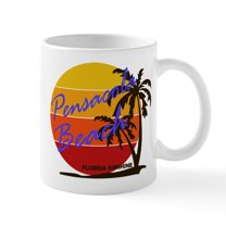 CafePress - California Newport Beach Mugs - 11 oz Ceramic Mug - Novelty ...