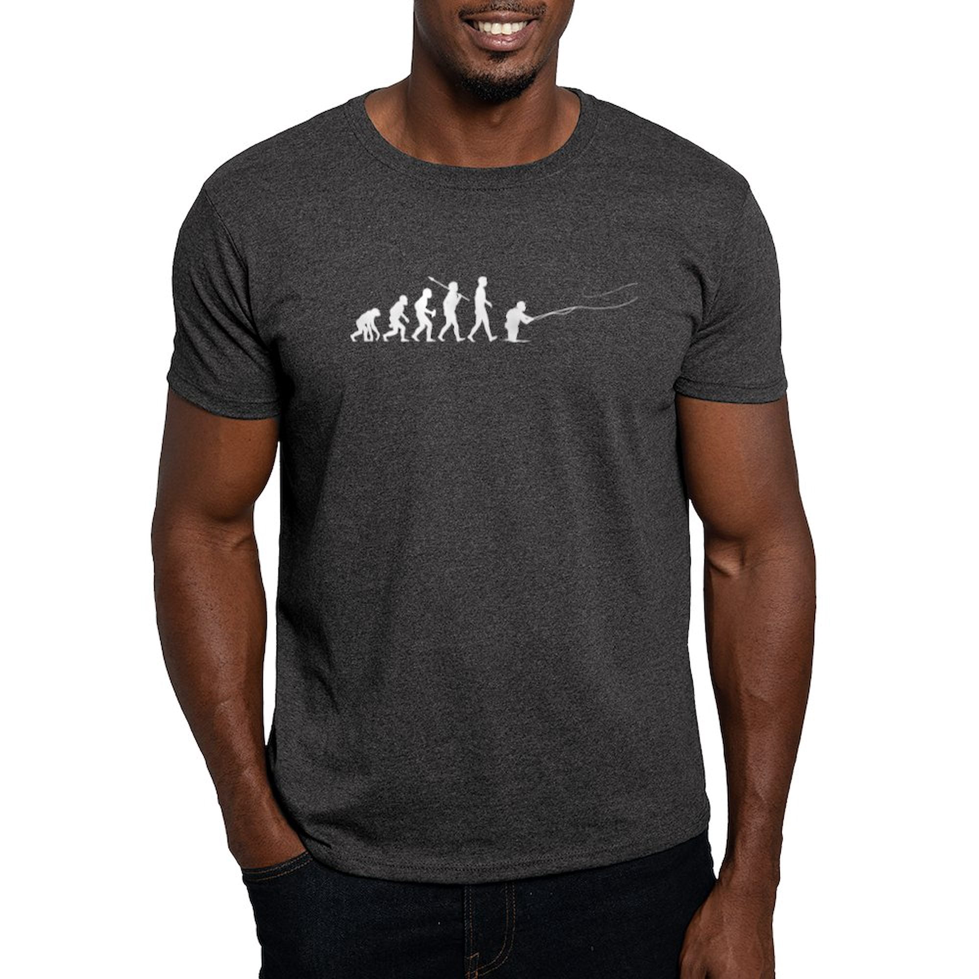 CafePress - Fly Fishing Dark T Shirt - Men's Classic Graphic Cotton T ...
