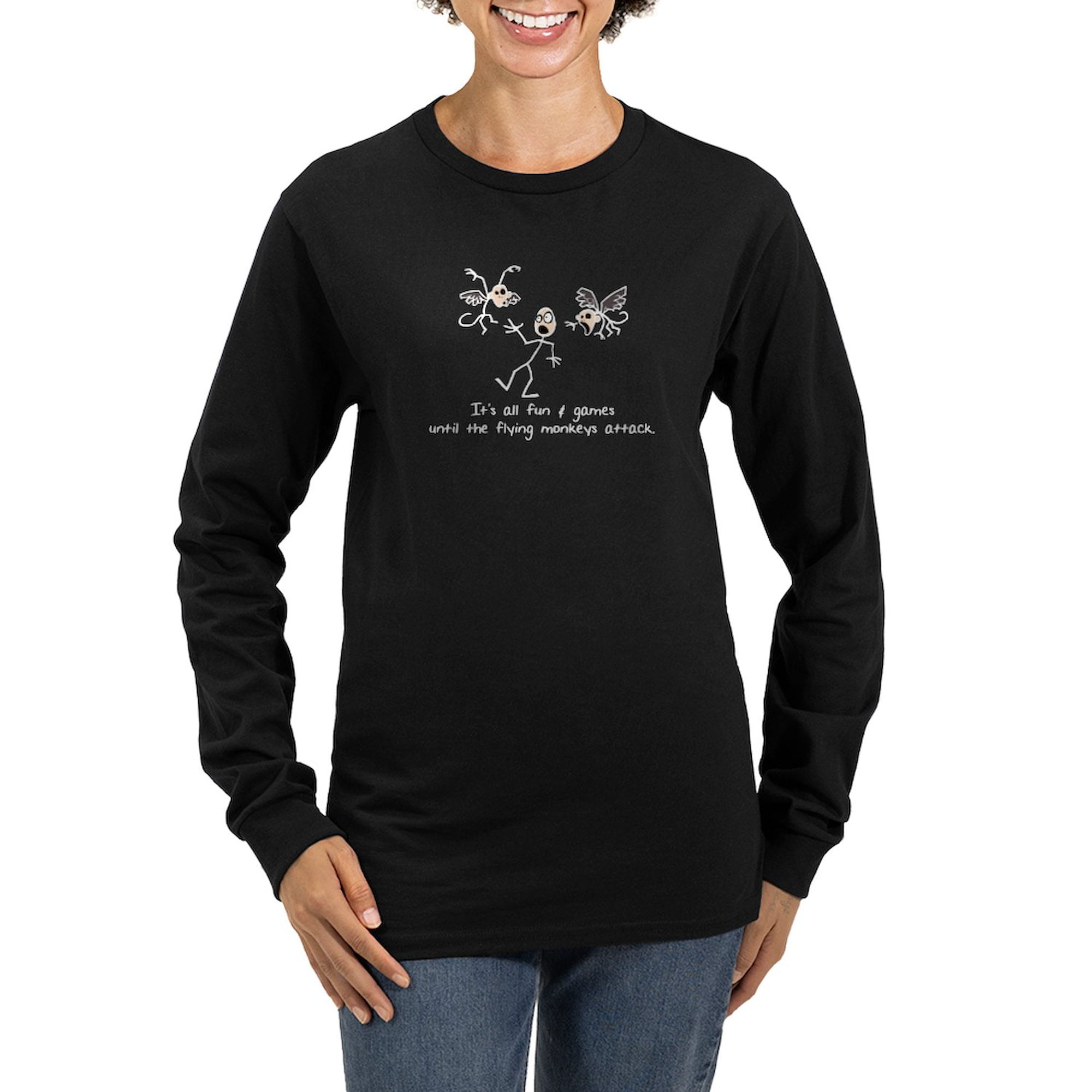 CafePress - Flyingmonkeysdark Long Sleeve T Shirt - Women's Long Sleeve ...