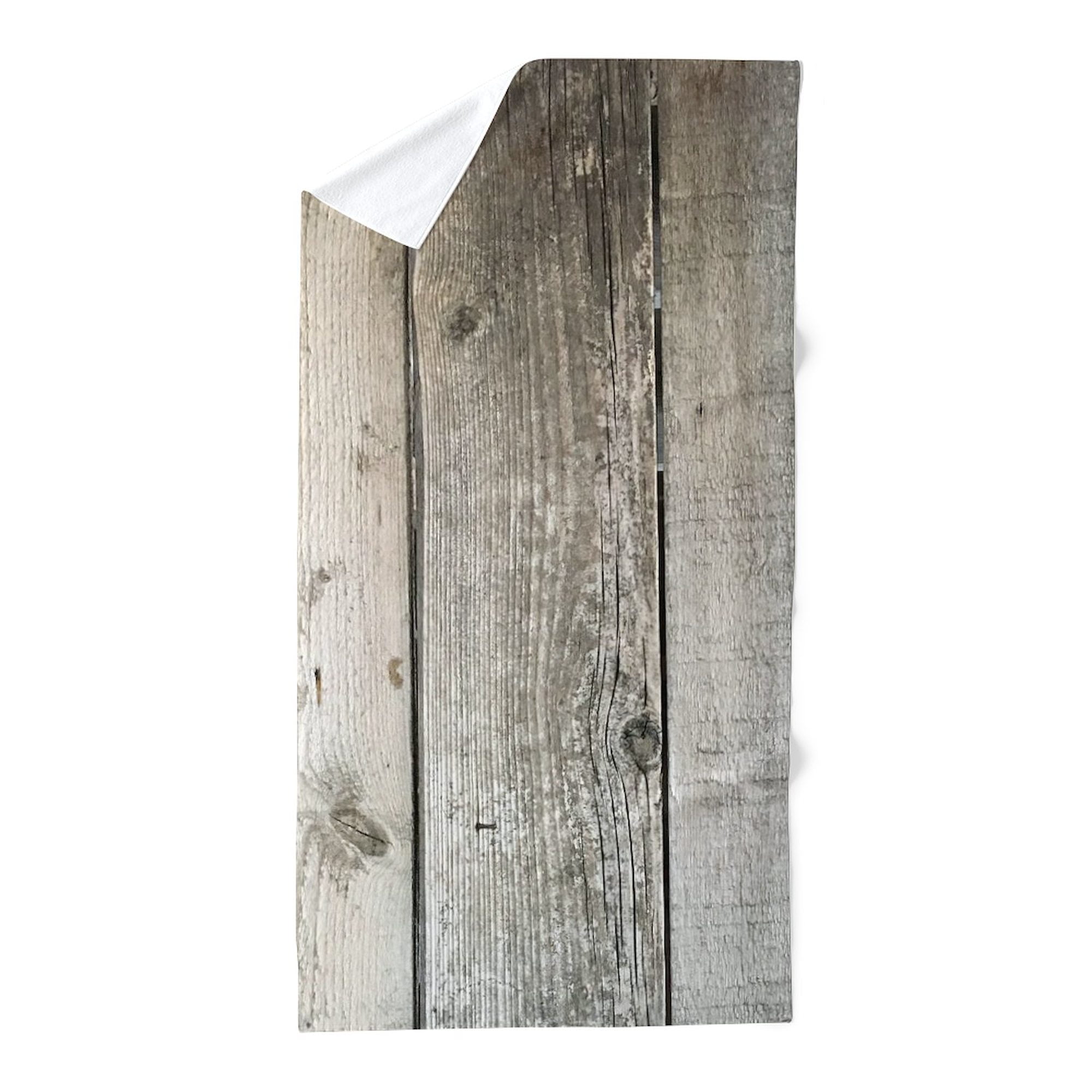 CafePress - French Country Whitewashed Wood - Large Beach Towel, Soft ...