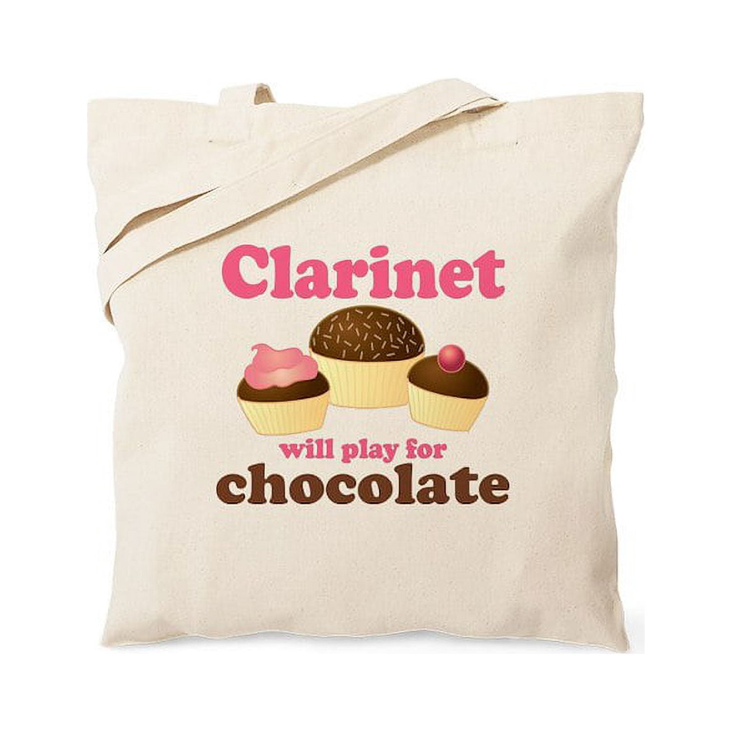 CafePress - Funny Chocolate Clarinet Tote Bag - Unisex Canvas Tote Bag ...
