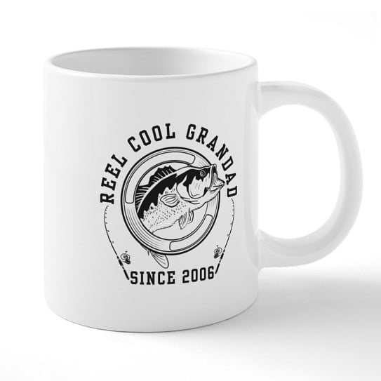 CafePress - Funny Fishing Quote Reel Cool Grandad Since 2006 - 20 Oz ...