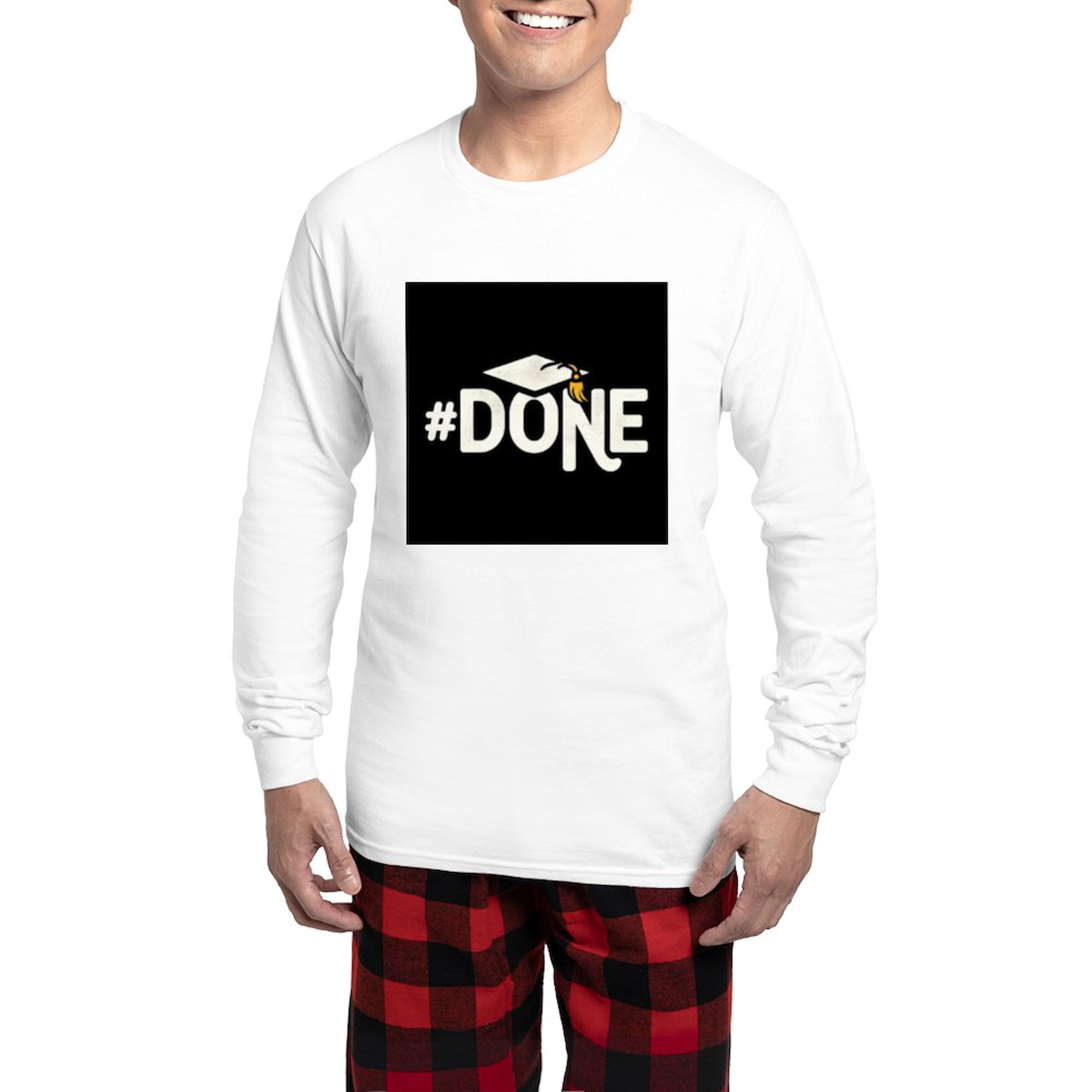 CafePress - Funny Graduation - Men's Long Sleeve Light Pajama Set ...