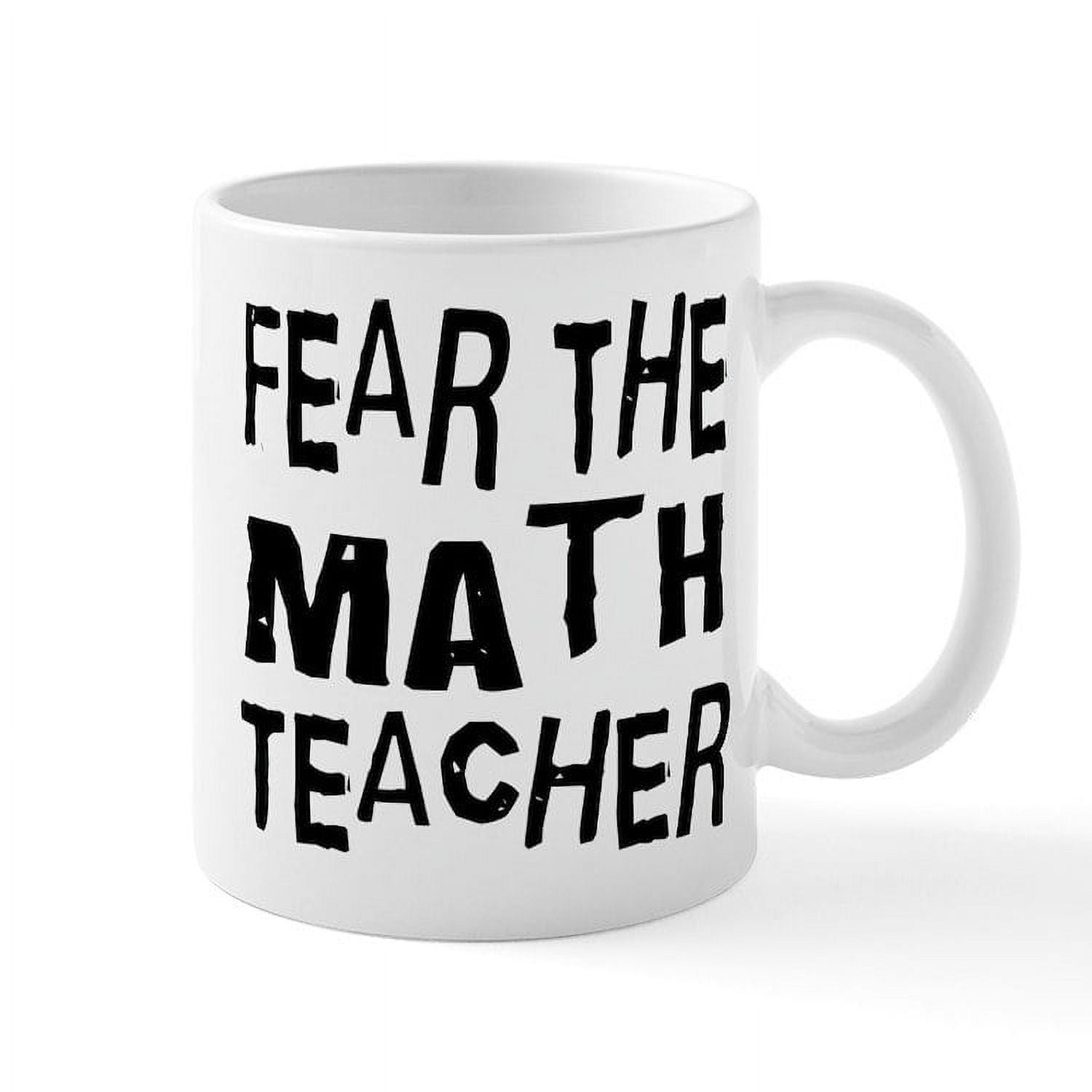 CafePress - Funny Math Teacher Mug - 11 oz Ceramic Mug - Novelty Coffee ...
