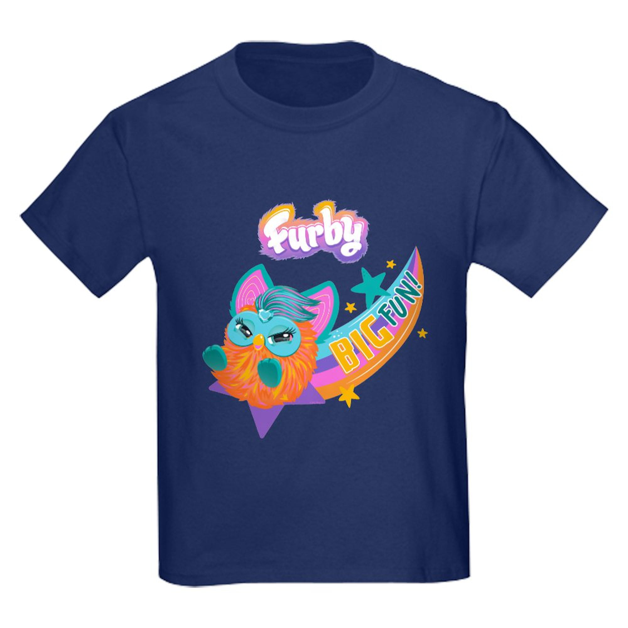 CafePress - Furby Big Fun Kids T Shirt - Dark T-Shirt Kids XS-XL ...