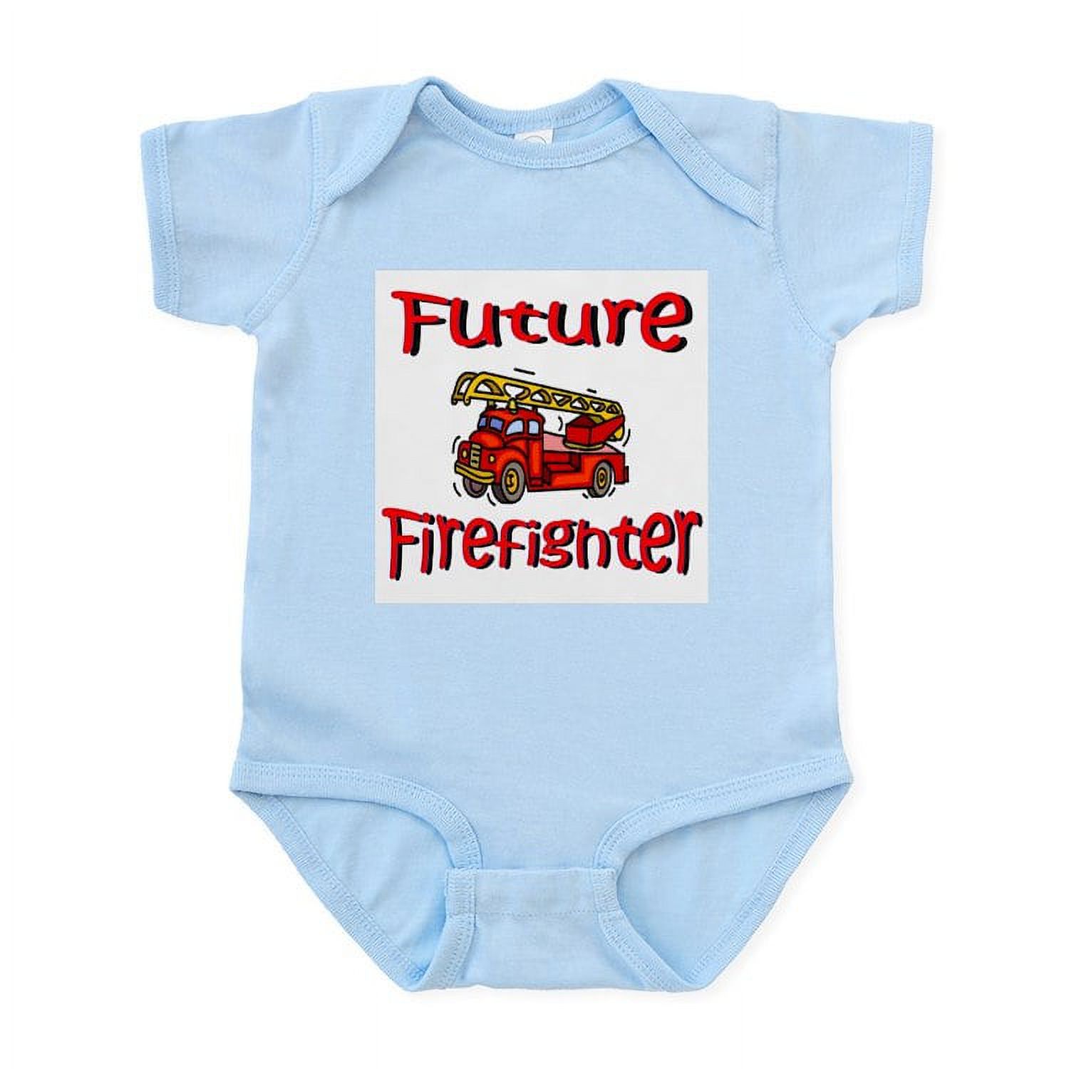 CafePress - Future Firefighter Infant Bodysuit - Baby Light Bodysuit ...
