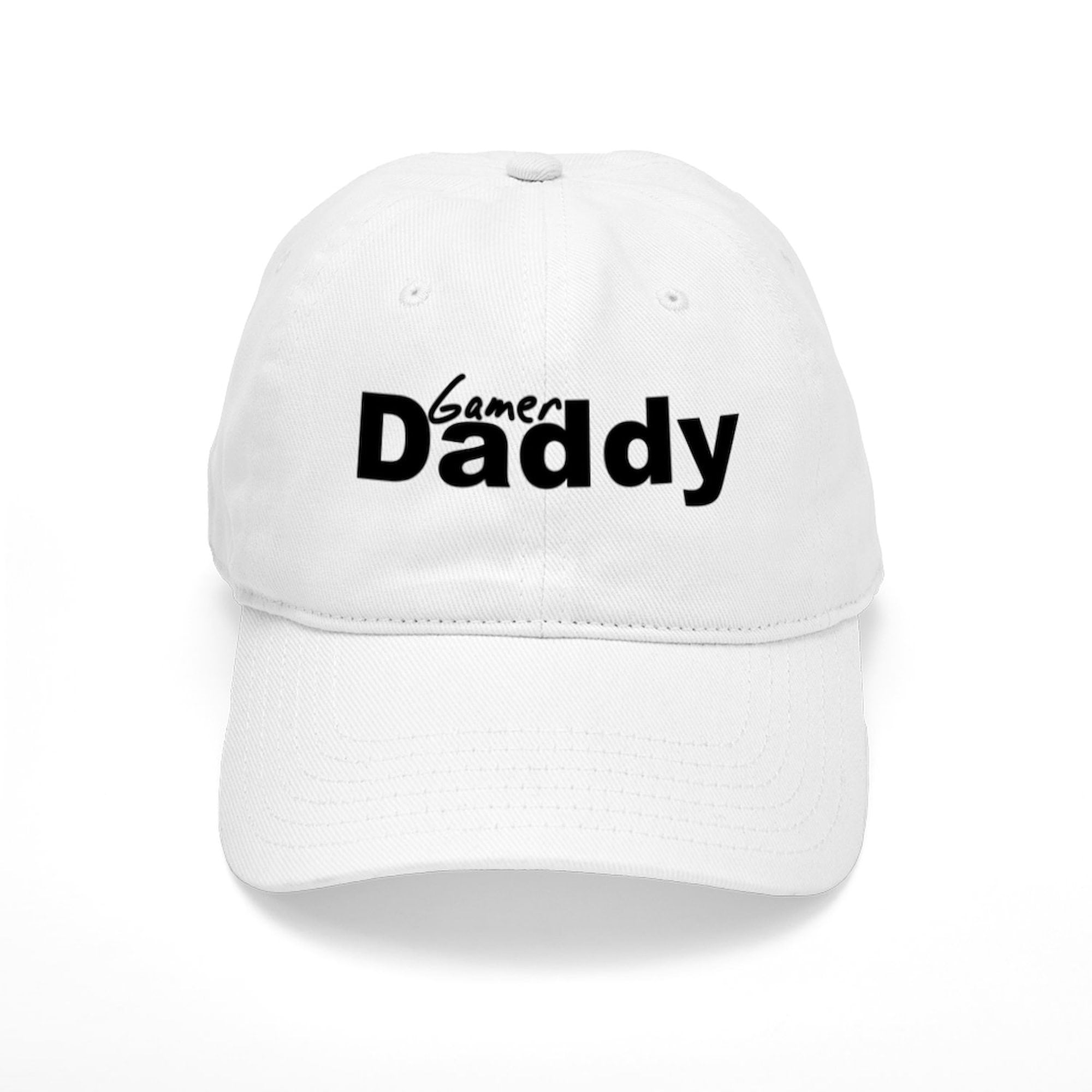CafePress - Gamer Daddy Cap - Printed Adjustable Cotton Canvas Baseball ...