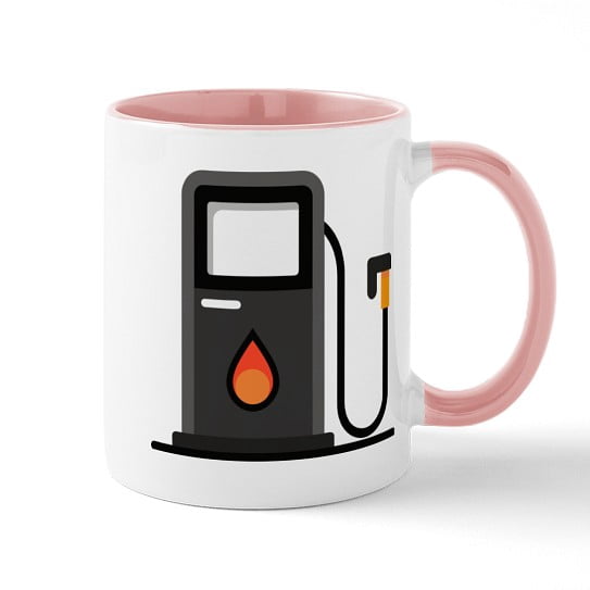 CafePress - Gas Pump - 11 oz Ceramic Mug - Novelty Coffee Tea Cup ...