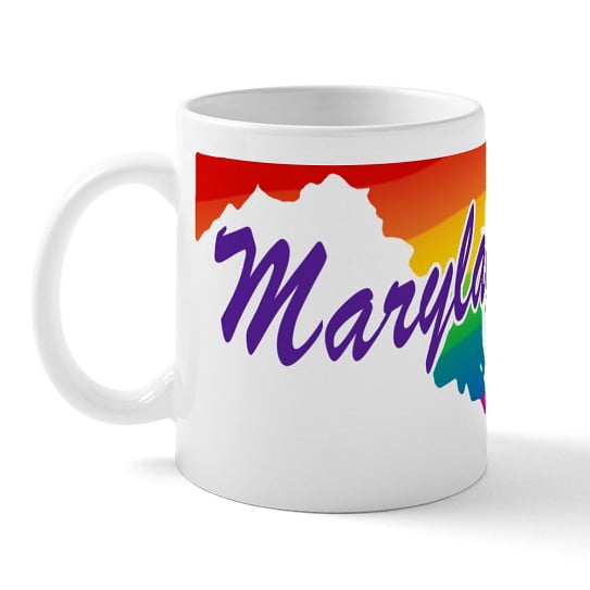 CafePress - Gay Pride Rainbow Maryland Mug - 11 oz Ceramic Mug ...