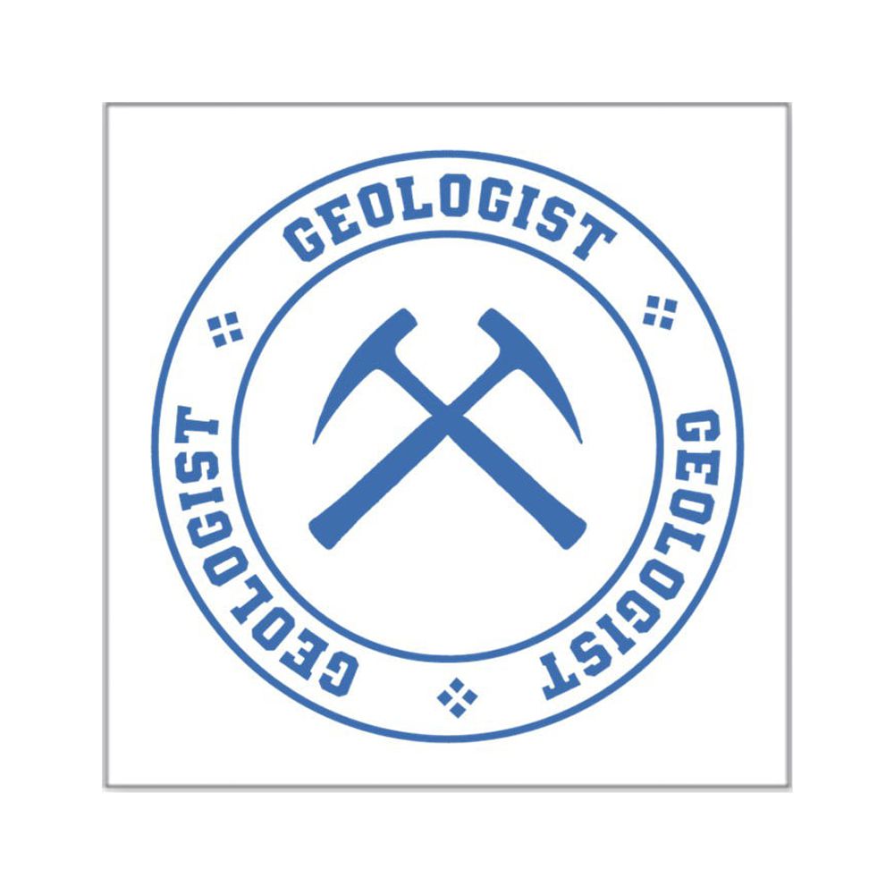 CafePress - Geologist Sticker - Square Sticker 3" x 3" - Walmart.com