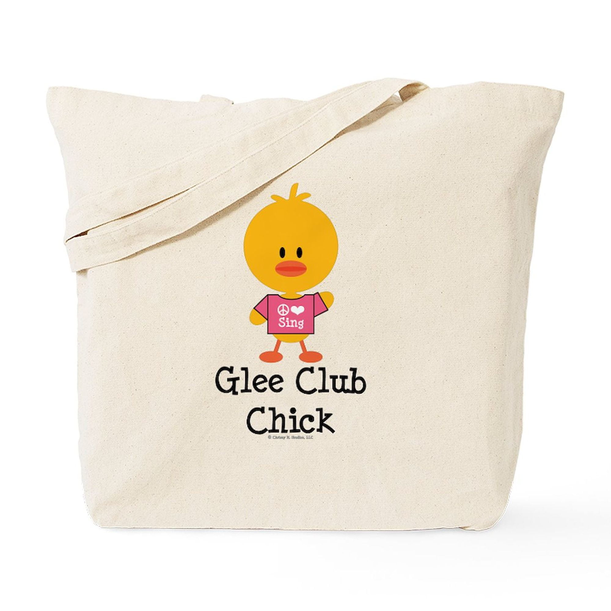 CafePress - Glee Club Chick Tote Bag - Unisex Canvas Tote Bag, Beige, 1 ...