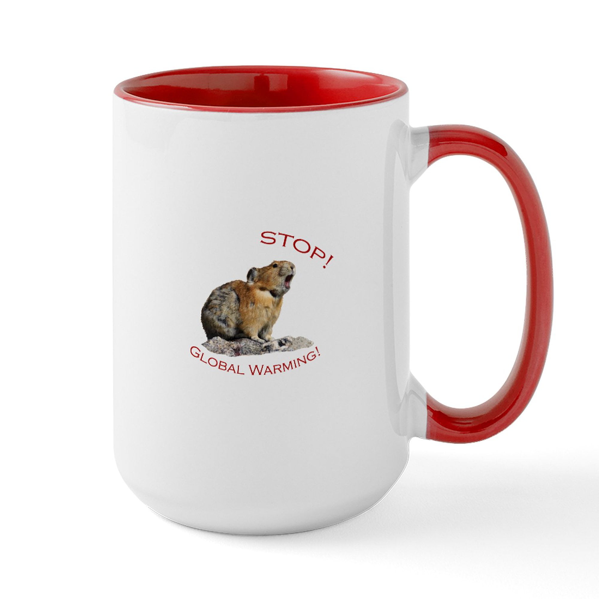 CafePress - Global Warming Large Mug - 15 oz Ceramic Large White ...