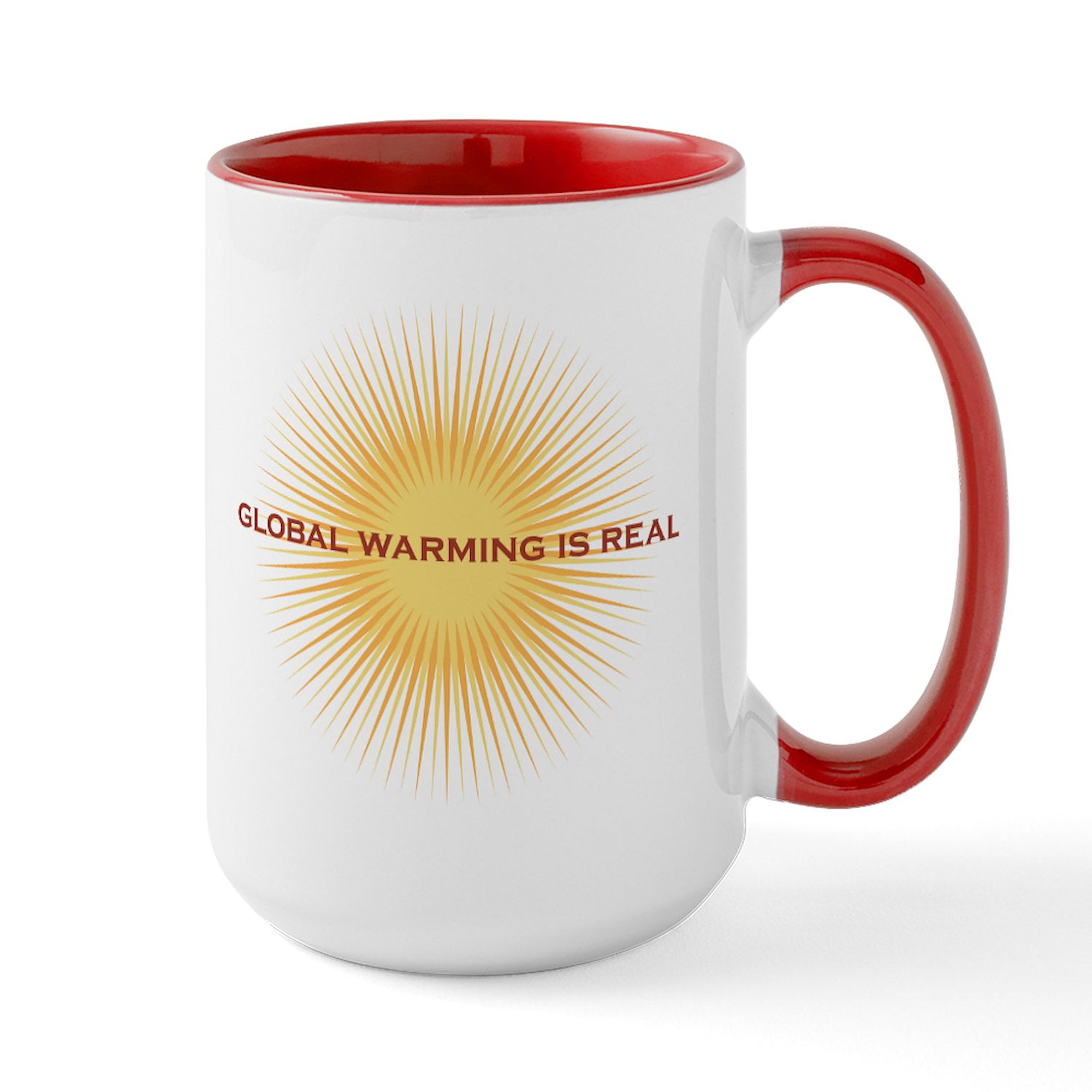 CafePress - Global Warming Large Mug - 15 oz Ceramic Large White ...