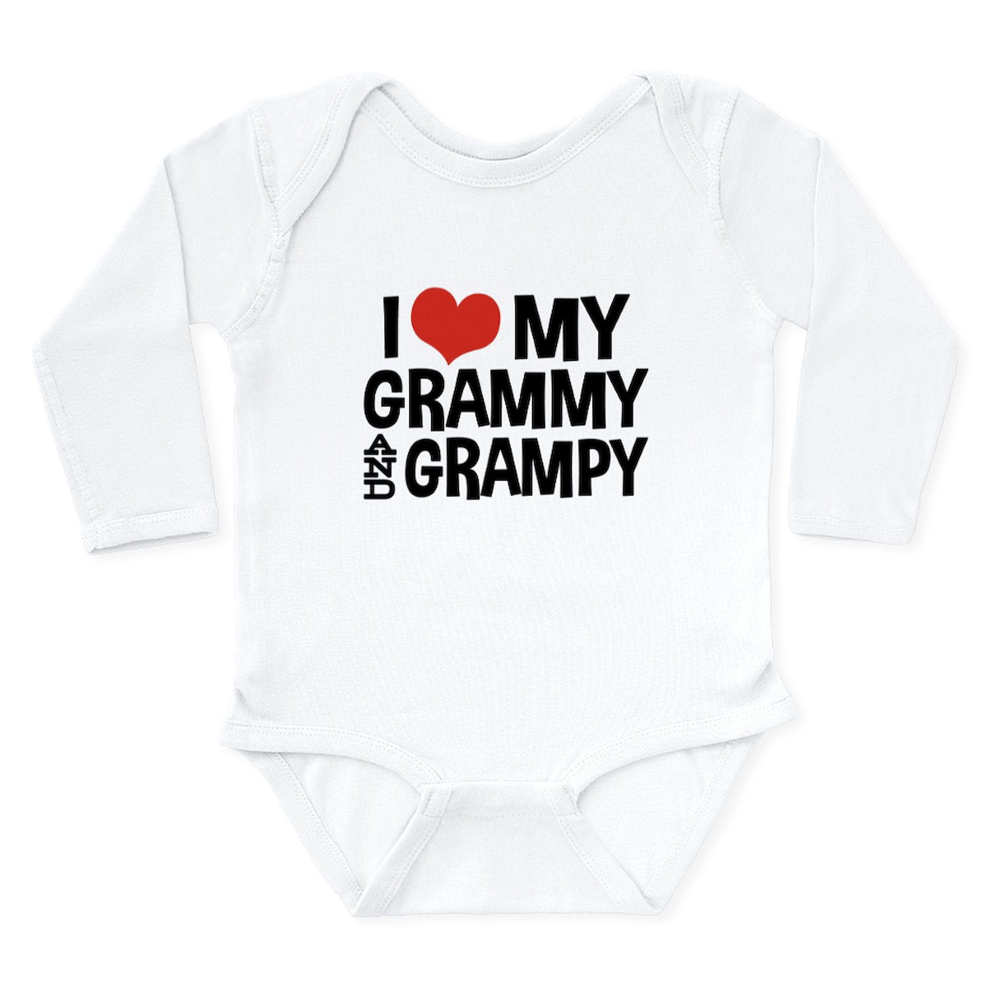 CafePress - Grammy And Grampy Long Sleeve Infant Bodysuit - Long Sleeve ...