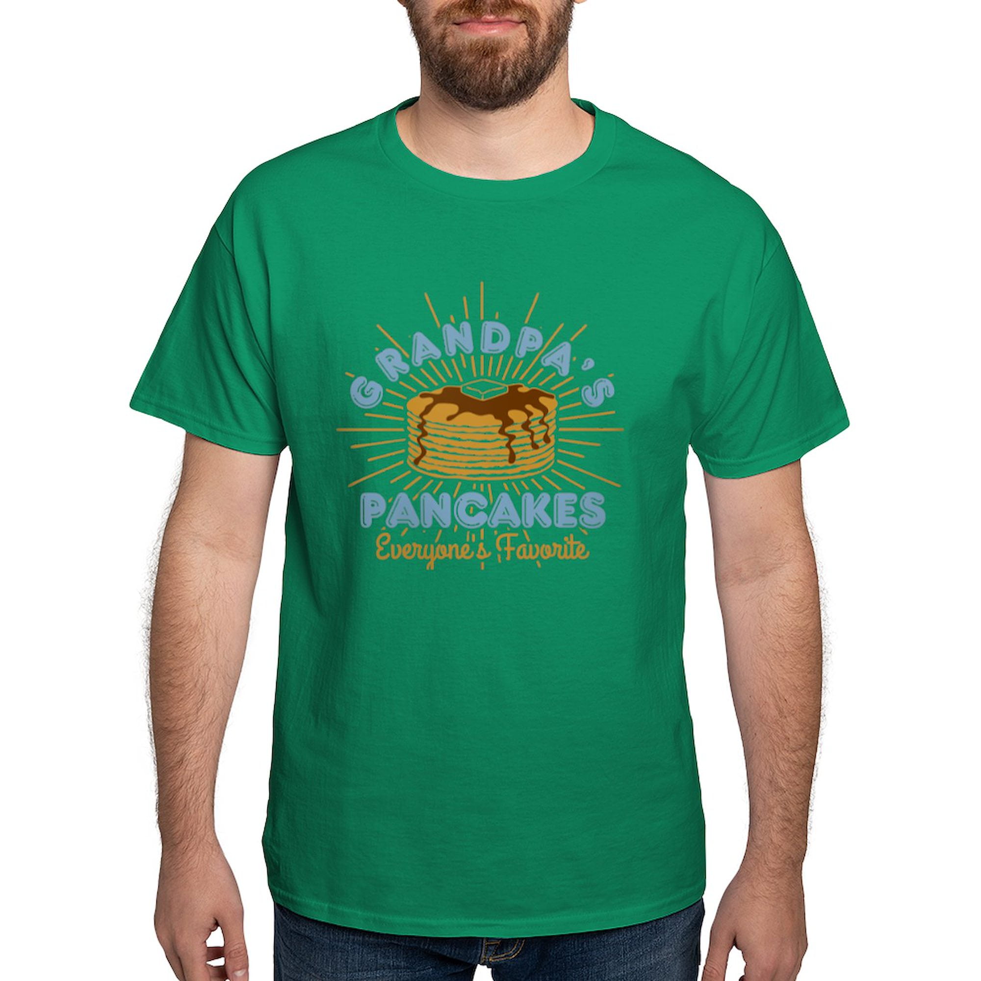 CafePress - Grandpa'S Pancakes Dark T Shirt - Men's Classic Graphic ...