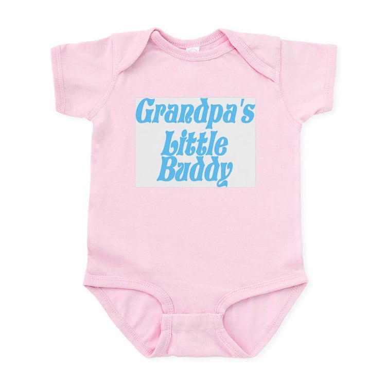 CafePress - Grandpa's Little Buddy Infant Bodysuit - Baby Light ...