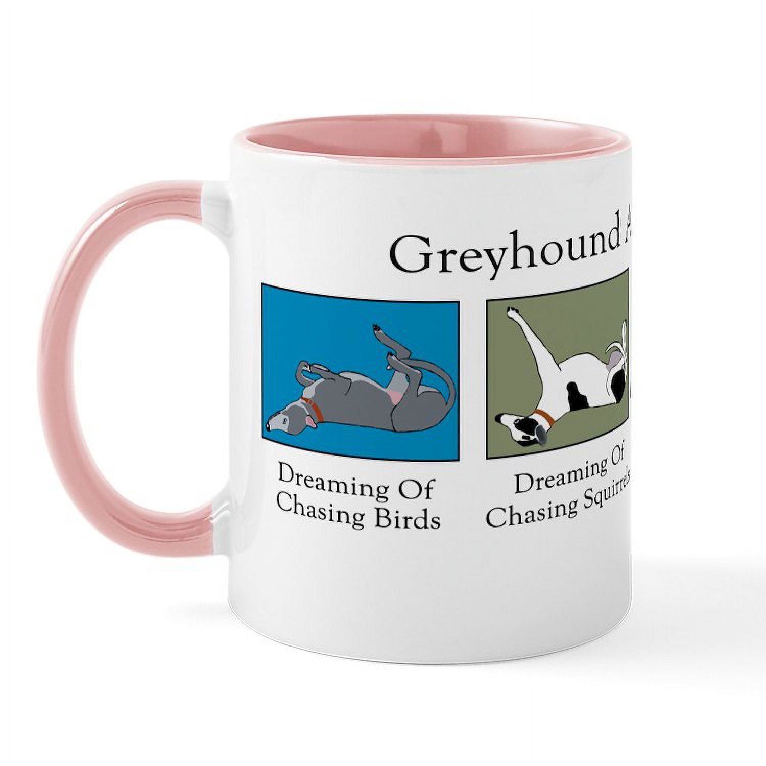 CafePress - Greyhound Activity Guide Mug - 11 oz Ceramic Mug - Novelty ...