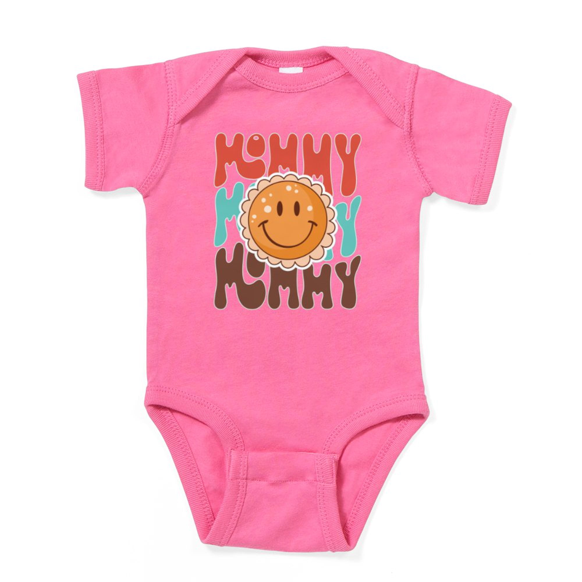 CafePress - Groovy Smile Mommy - Cute Infant Bodysuit Baby Romper ...
