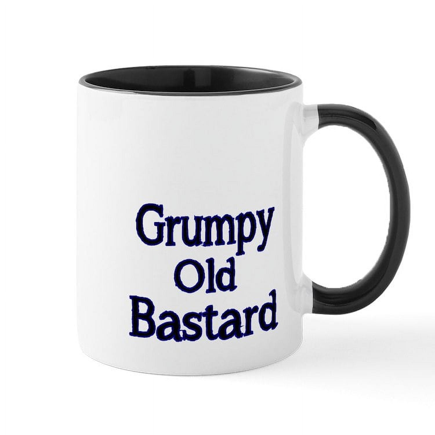 CafePress - Grumpy Old Bastard Mugs - 11 oz Ceramic Mug - Novelty Coffee Tea Cup - Walmart.com