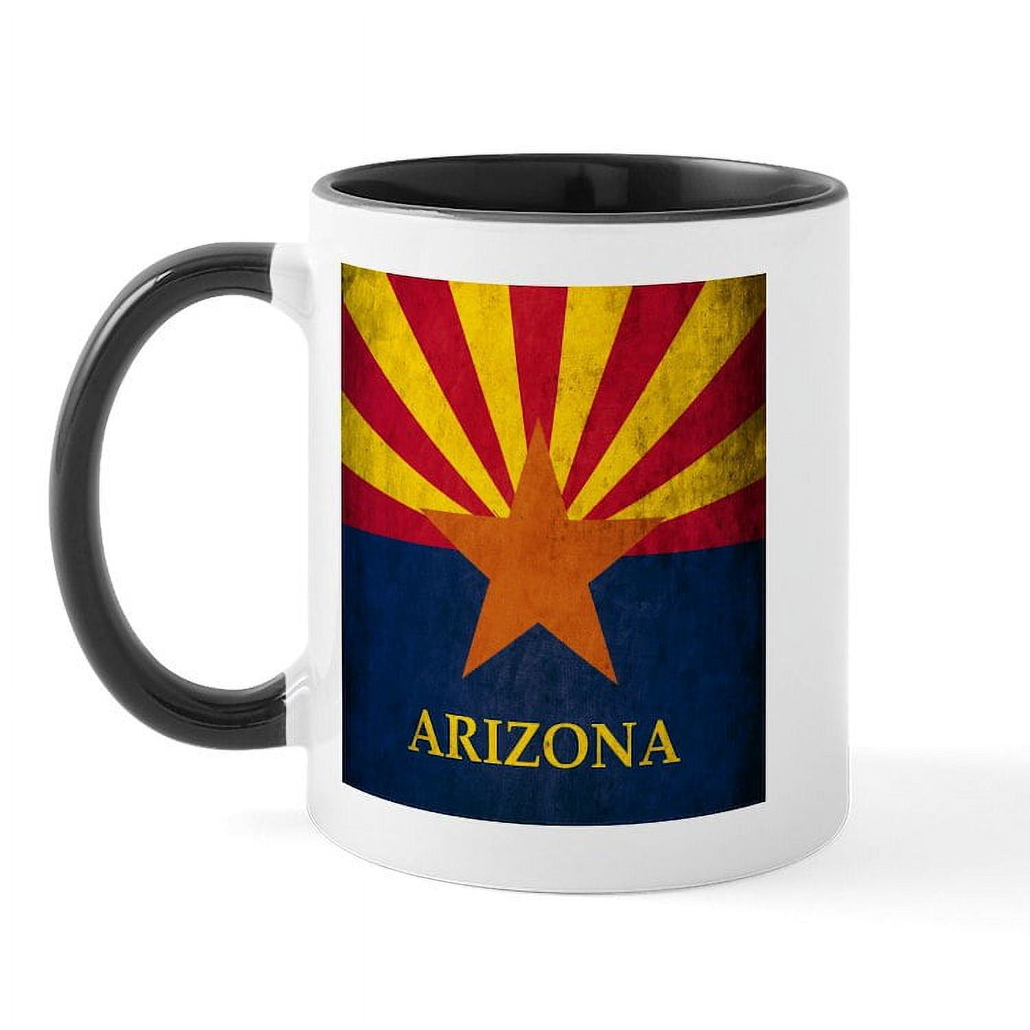 CafePress - Grunge Arizona Flag Mug - 11 oz Ceramic Mug - Novelty ...