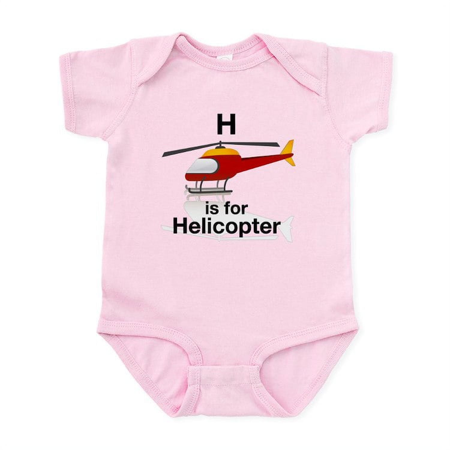 CafePress - H Is For Helicopter Infant Bodysuit - Baby Light Bodysuit ...