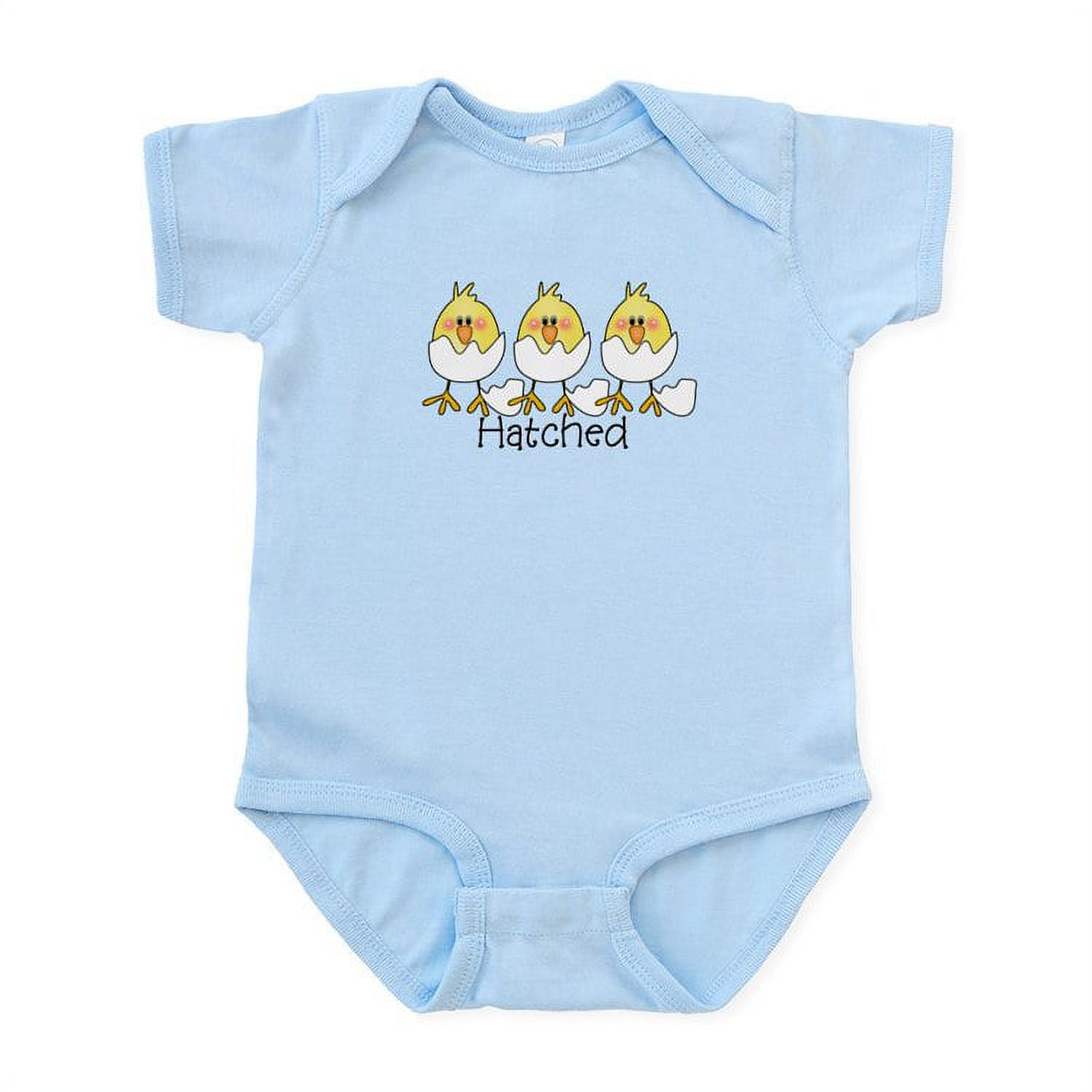 CafePress - HATCHED Triplet Chicks Infant Bodysuit - Baby Light Bodysuit, Size Newborn - 24 ...