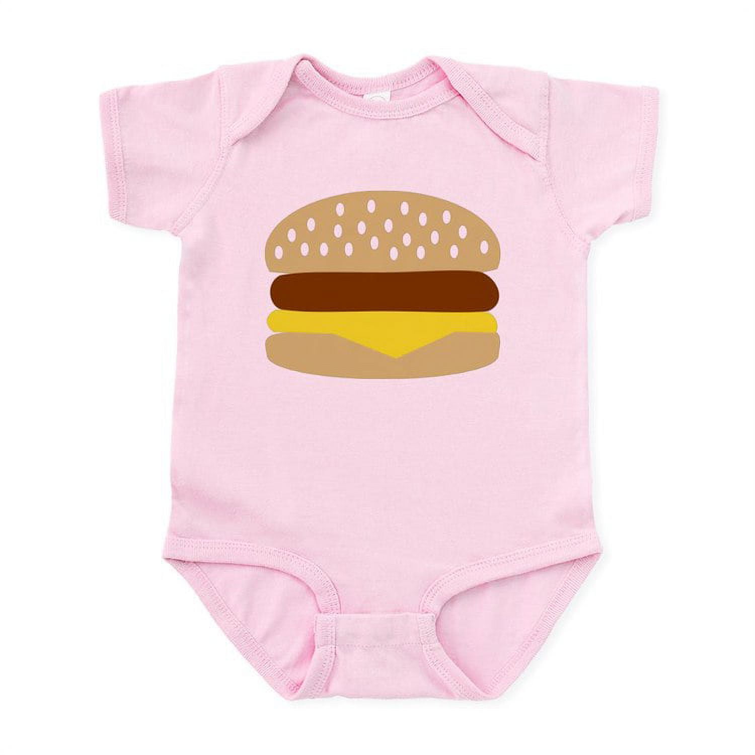 CafePress - Hamburger Infant Bodysuit - Baby Light Bodysuit, Size ...