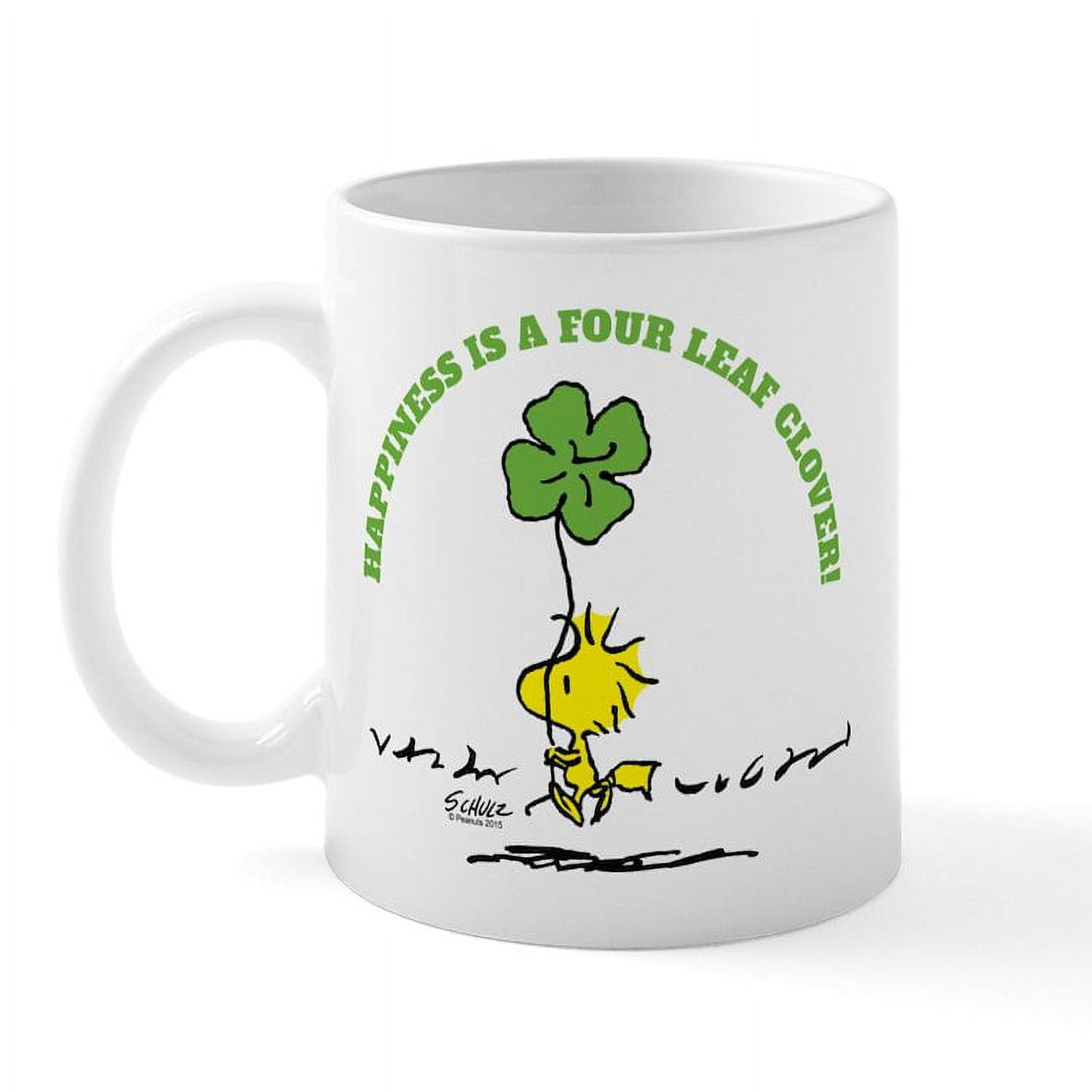 CafePress - Happiness Is A Four Leaf Clover Mugs - 11 oz Ceramic Mug ...