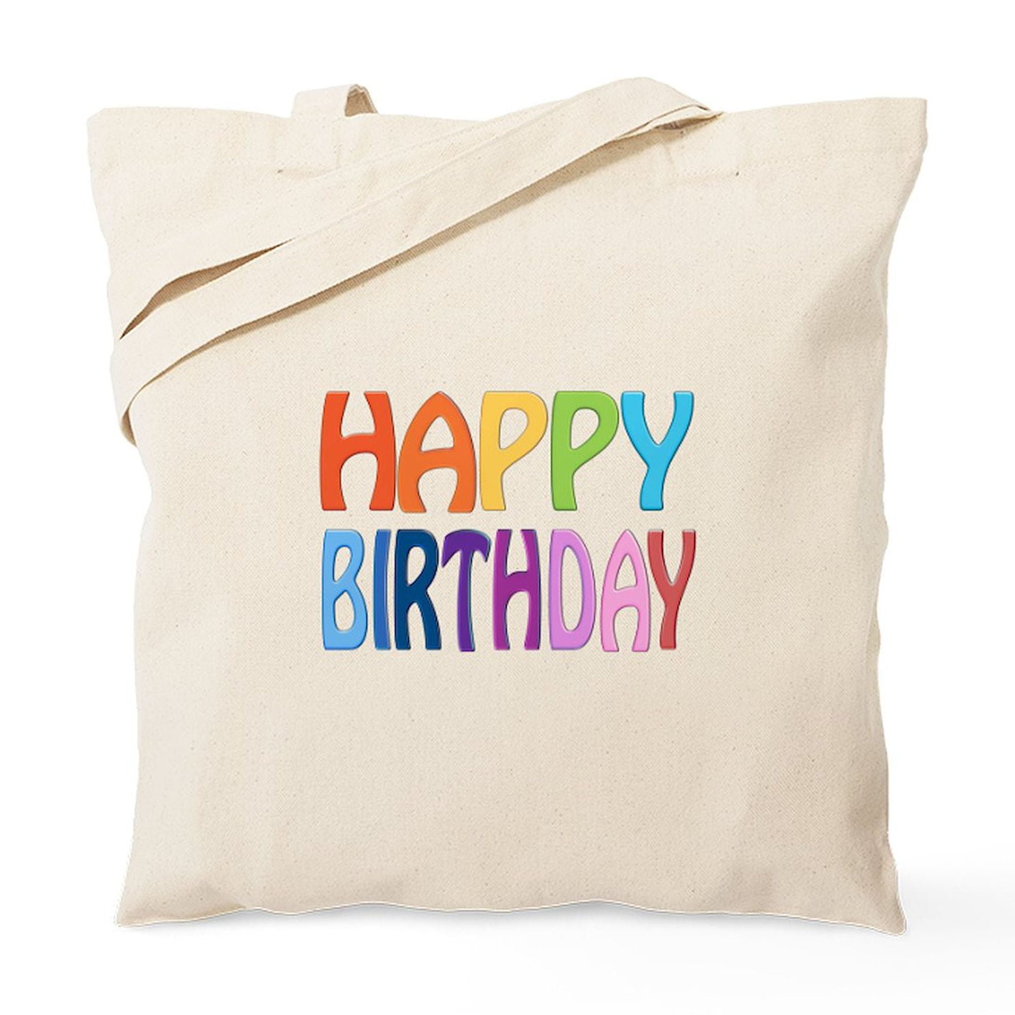 CafePress - Happy Birthday Happy Tote Bag - Unisex Canvas Tote Bag ...