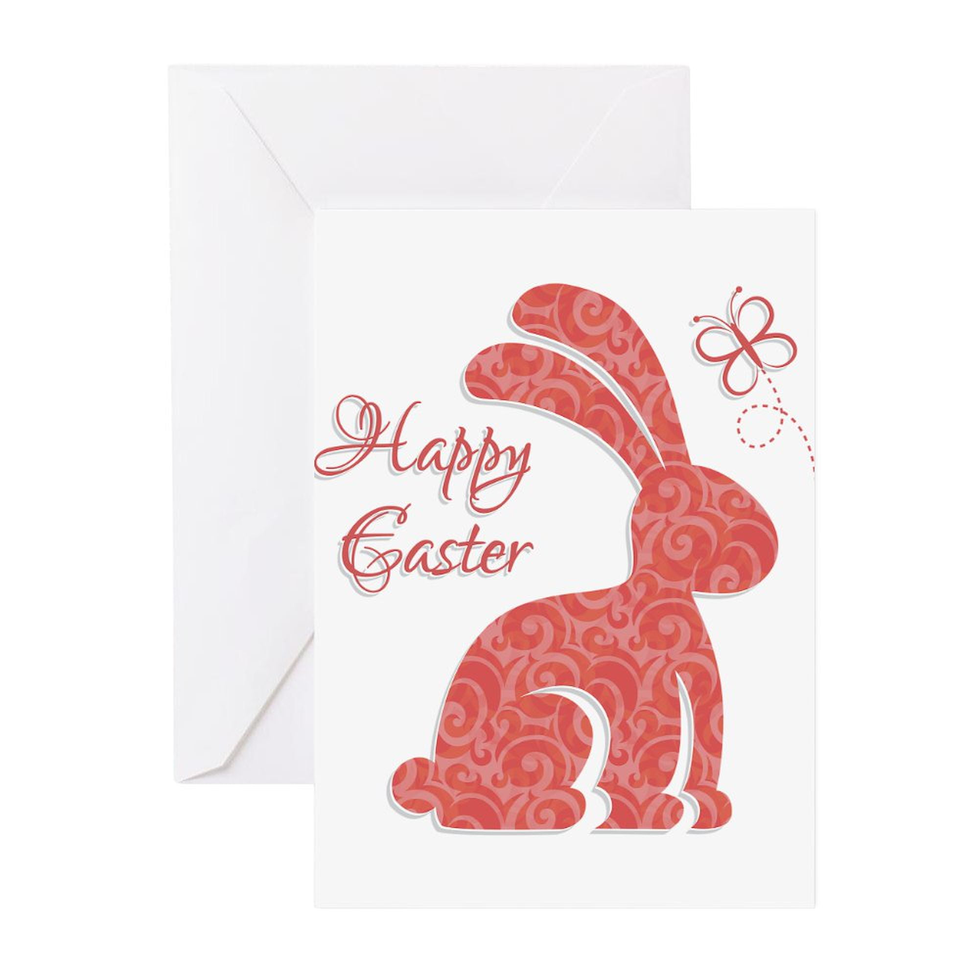 CafePress - Happy Easter Bunny Greeting Cards - Greeting Card (20-pack ...