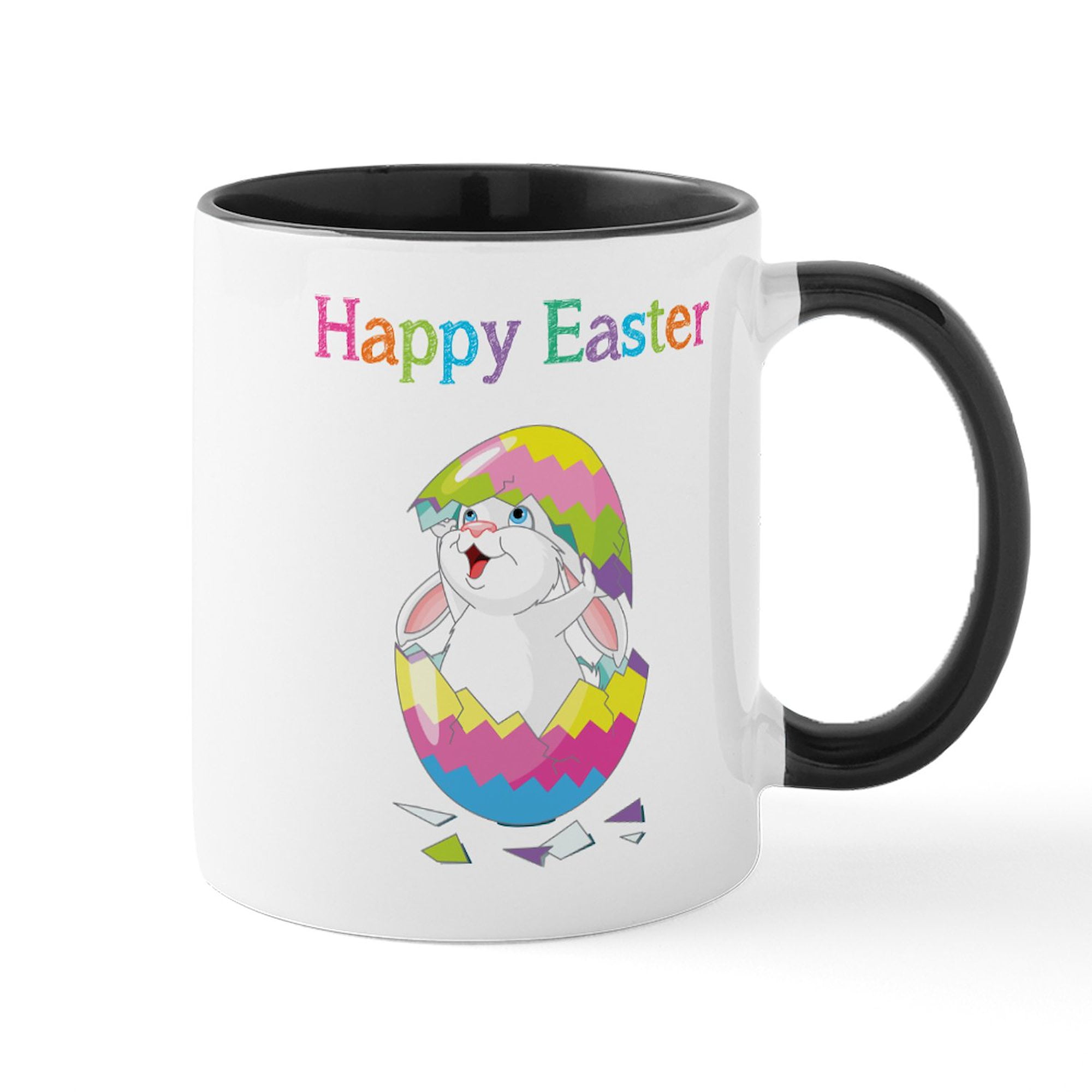 CafePress - Happy Easter Mug - 11 oz Ceramic Mug - Novelty Coffee Tea ...